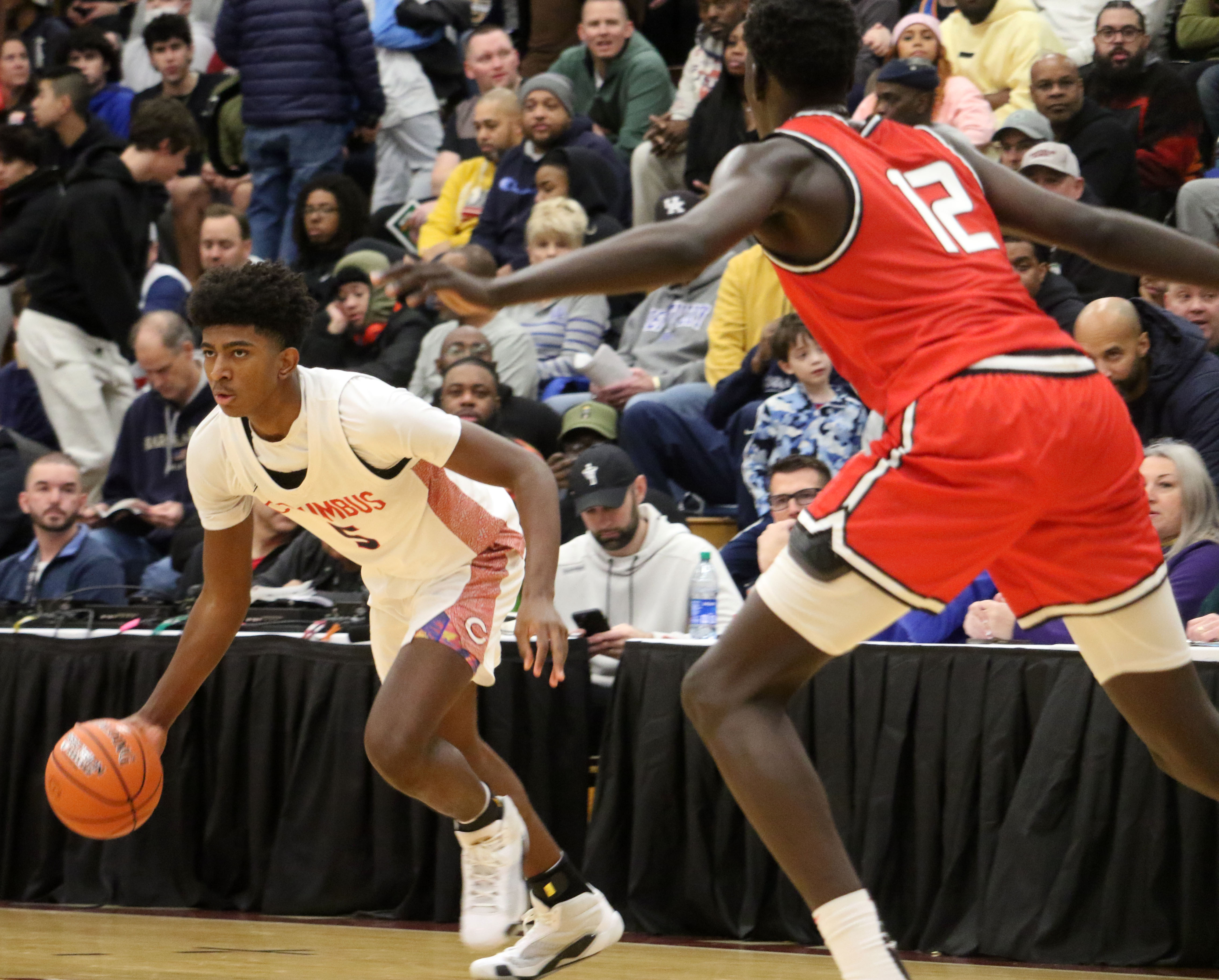 Christopher Columbus HS vs. Long Island Lutheran at Hoophall Classic ...
