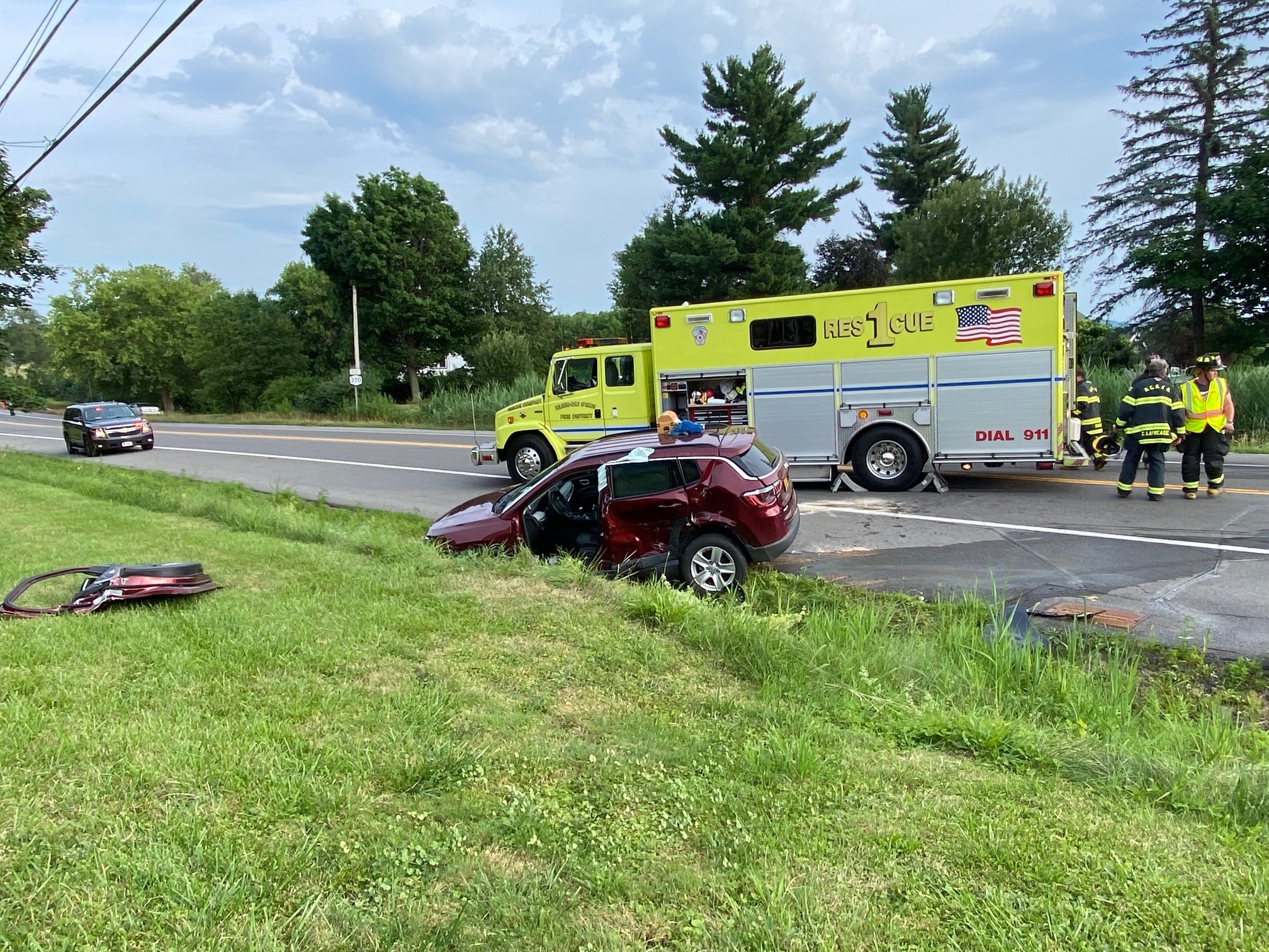 Route 370 crash in Lysander - syracuse.com