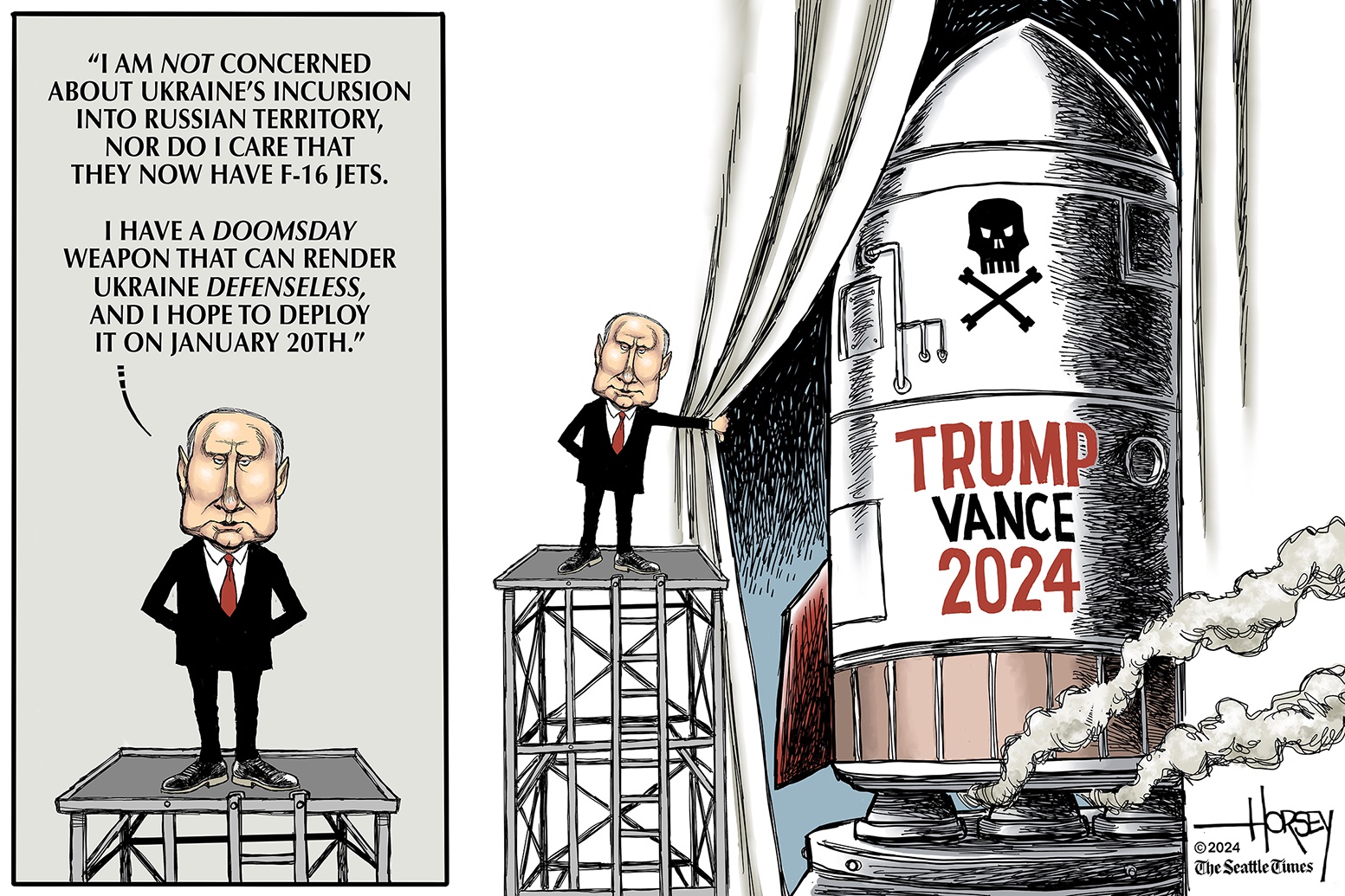 Editorial cartoons for Sept. 1, 2024 - syracuse.com