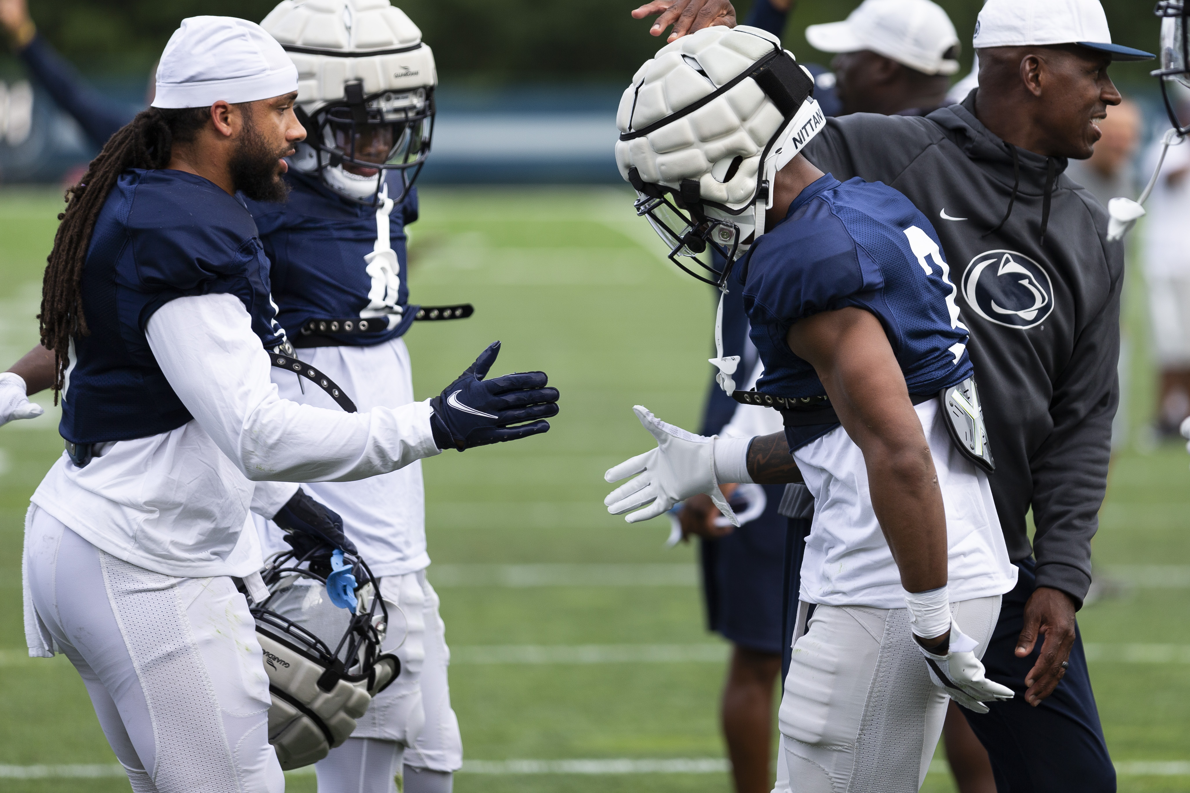 Penn State defenders in action at Wednesday practice - pennlive.com