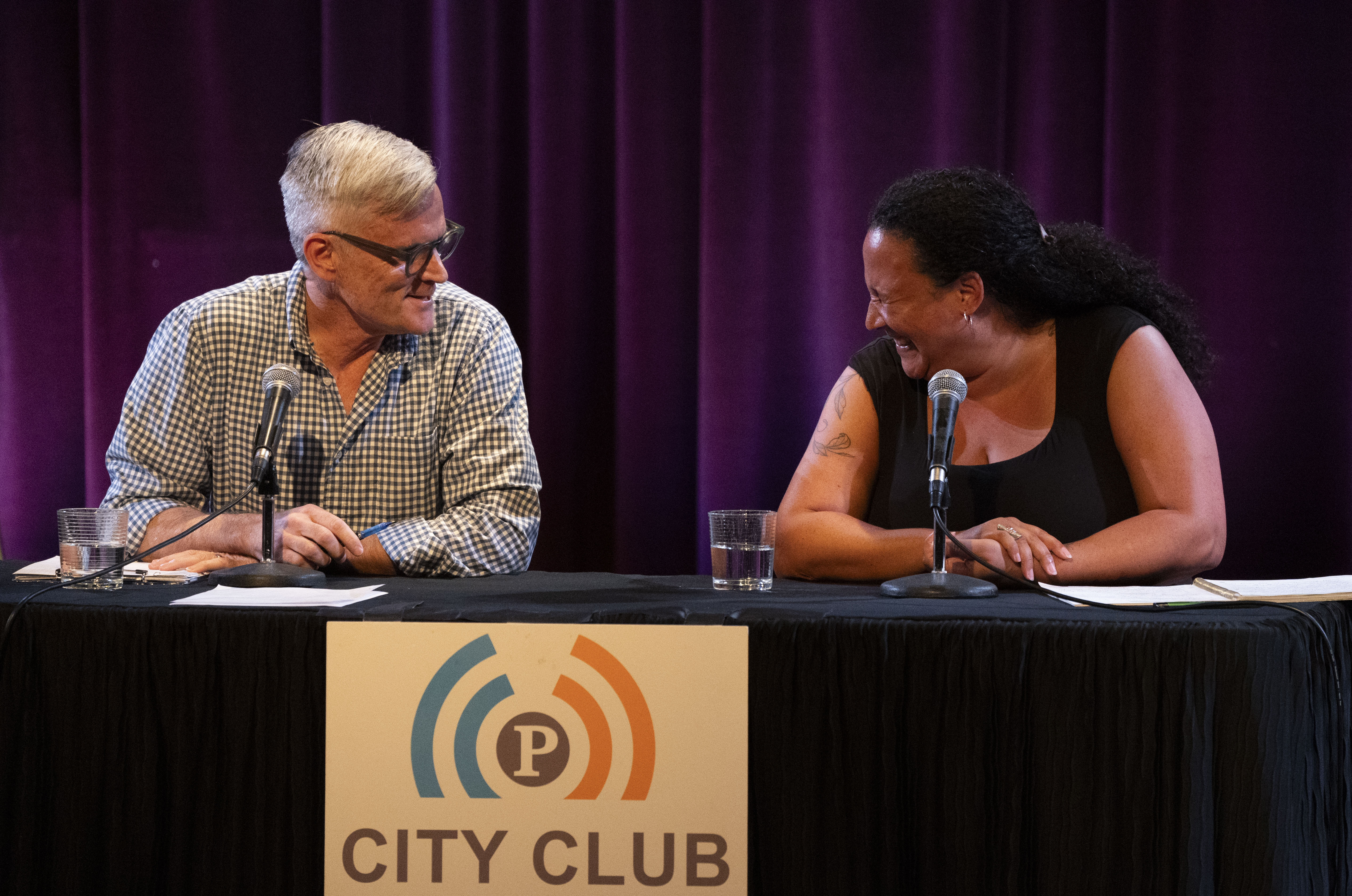 Shannon Singleton and Sam Adams debate at Portland City Club forum ...