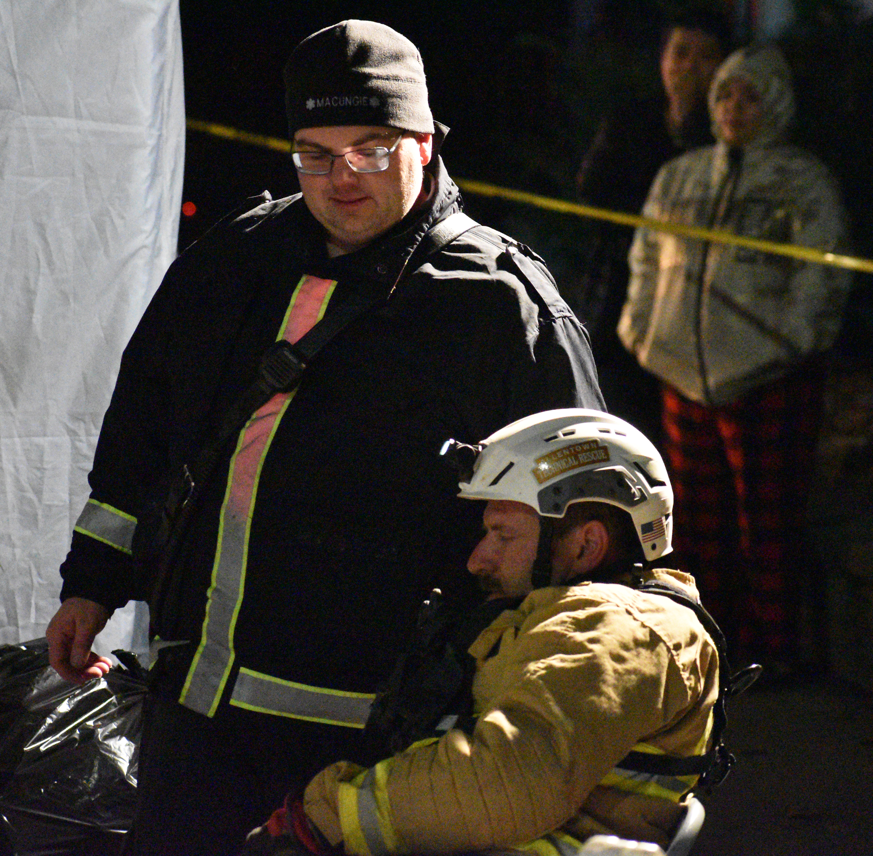 Worker rescued from trench collapse after 8 hours as temperatures ...