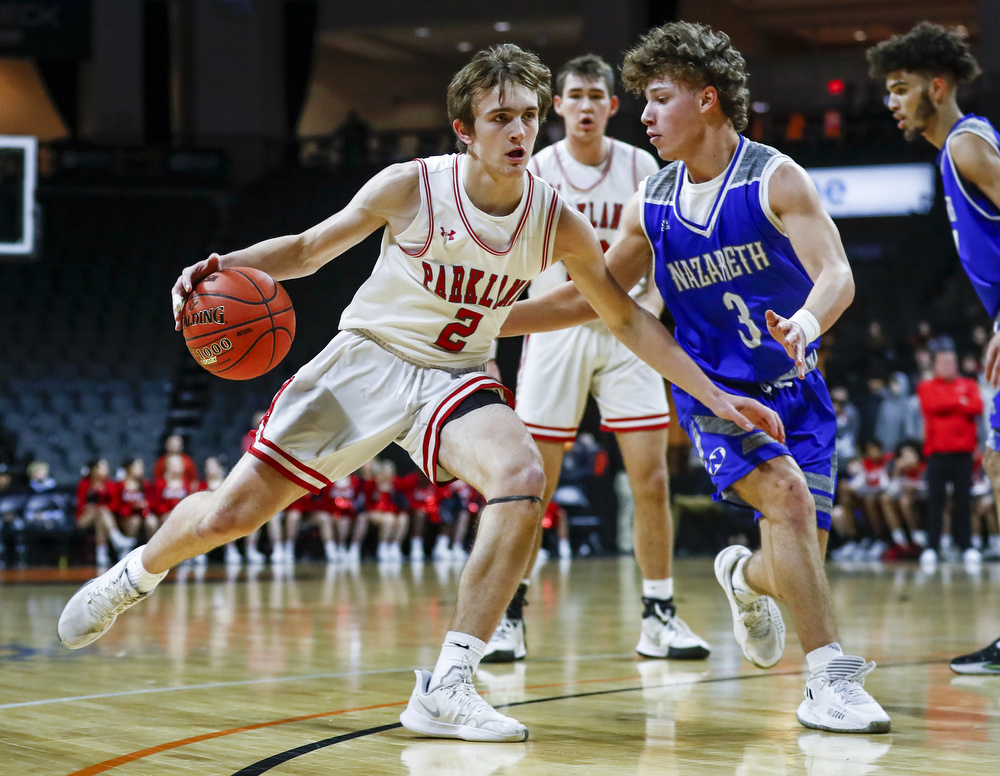 Nazareth vs. Parkland in the EPC boys basketball finals on Feb. 17 ...