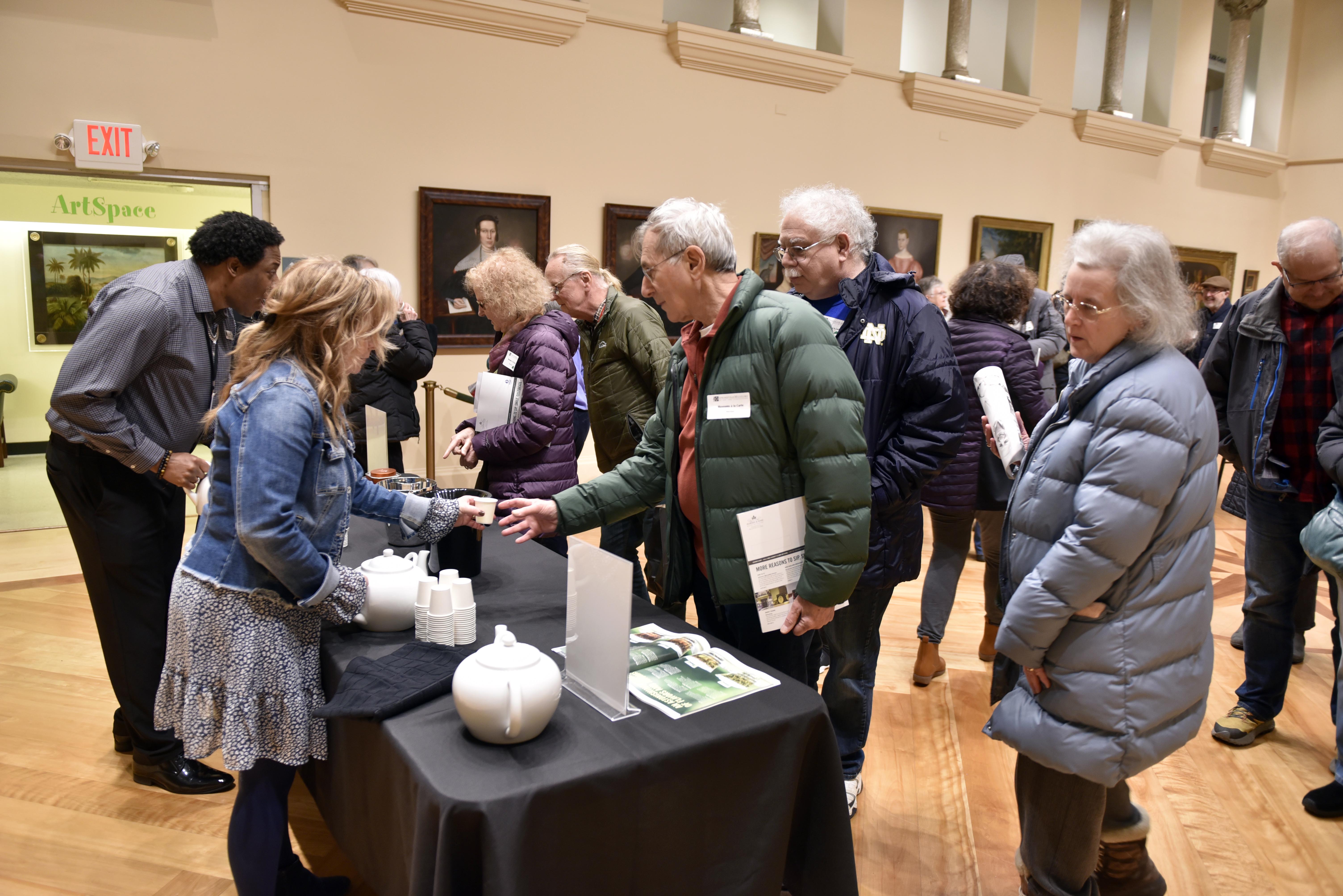 Springfield museums guests taste teas from Harney & Sons Fine Teas ...