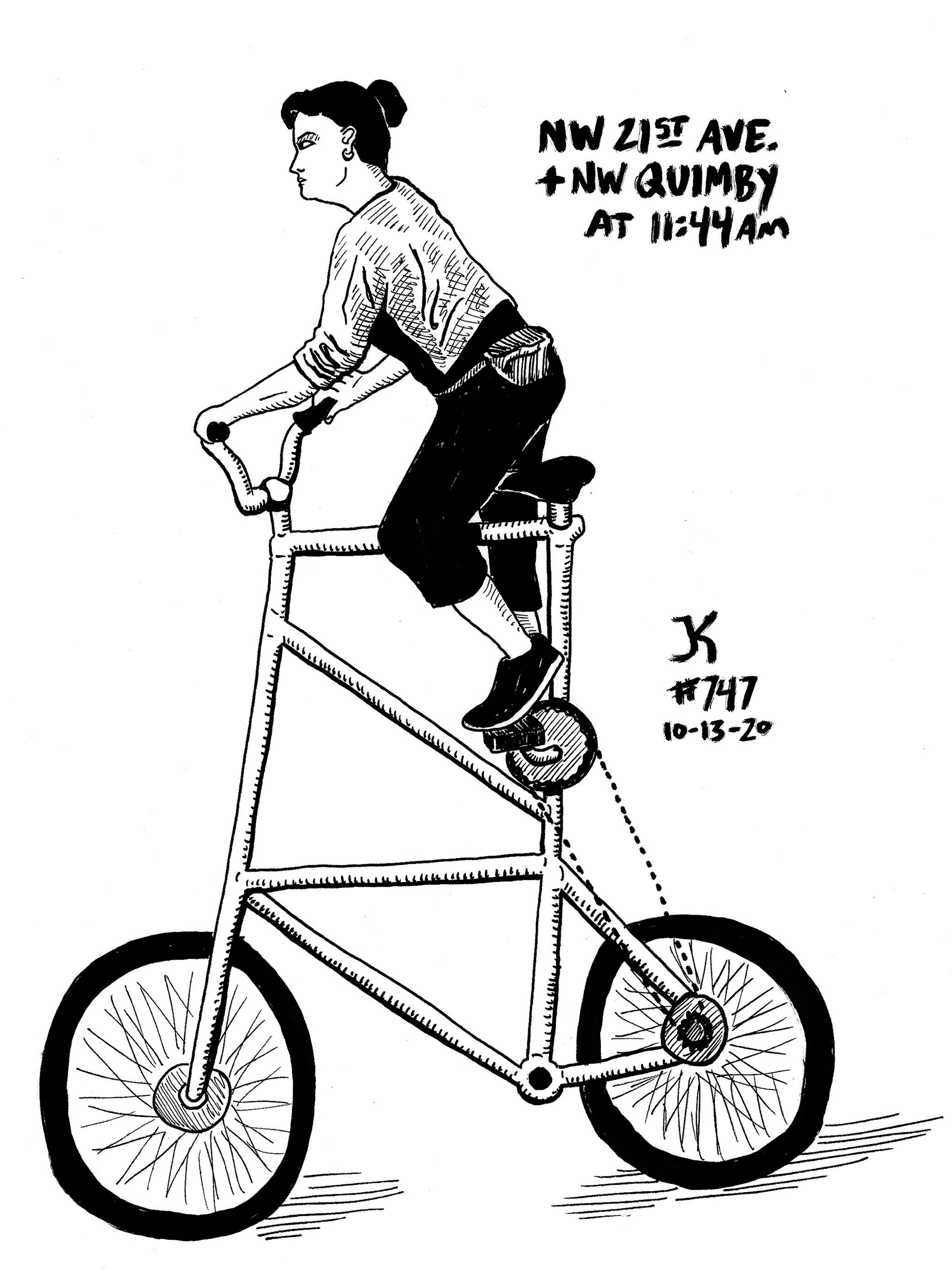 Sketchy People drawings by Jack Kent - oregonlive.com