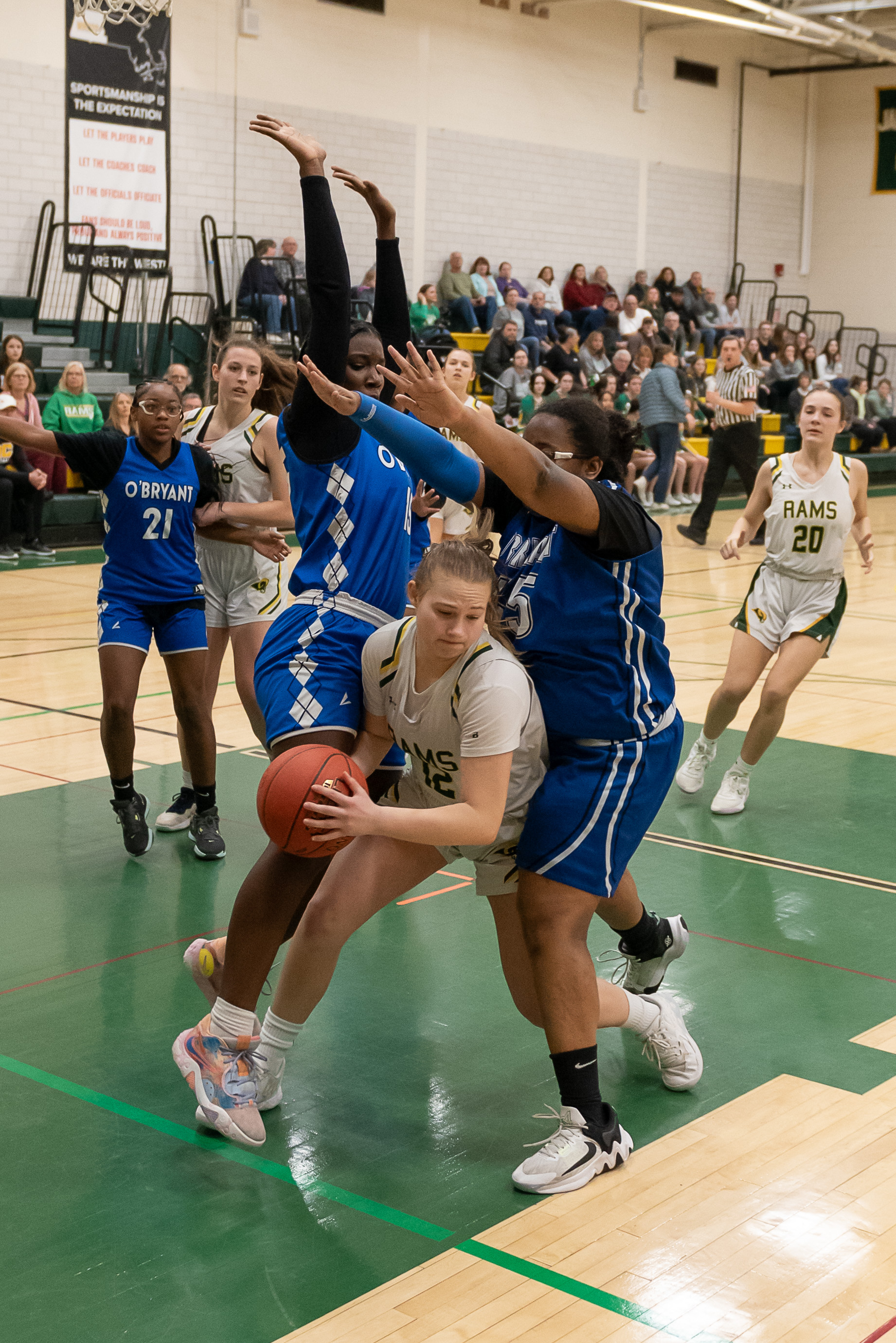 Southwick Regional girls basketball vs. O'Bryant High - State ...