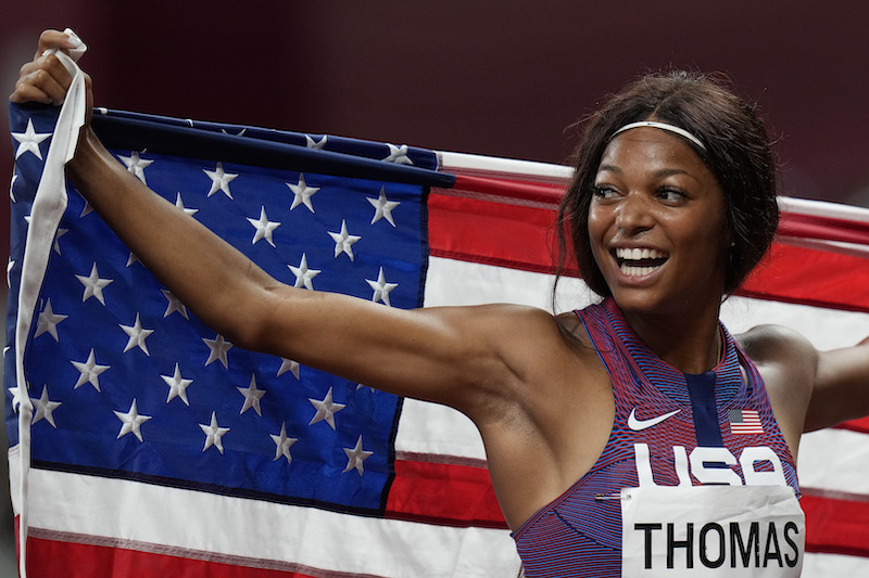 Gabby Thomas of Massachusetts wins bronze in 200M at Tokyo Olympics ...