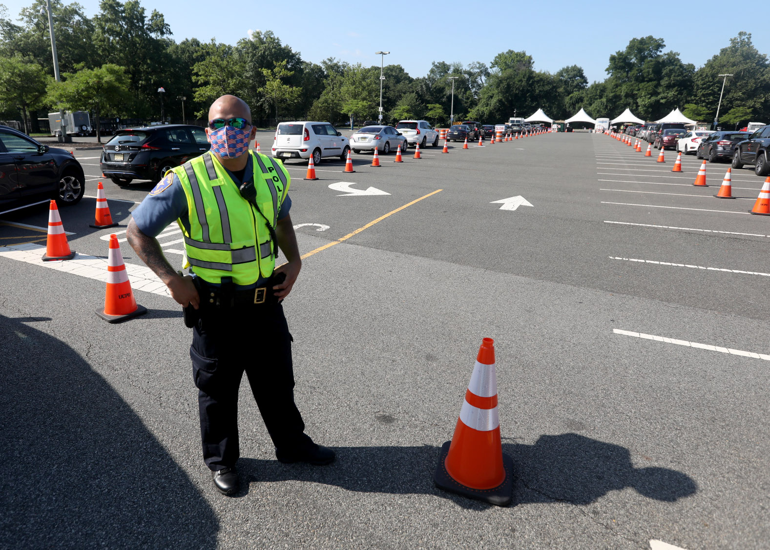 County drive-thru coronavirus testing center - nj.com