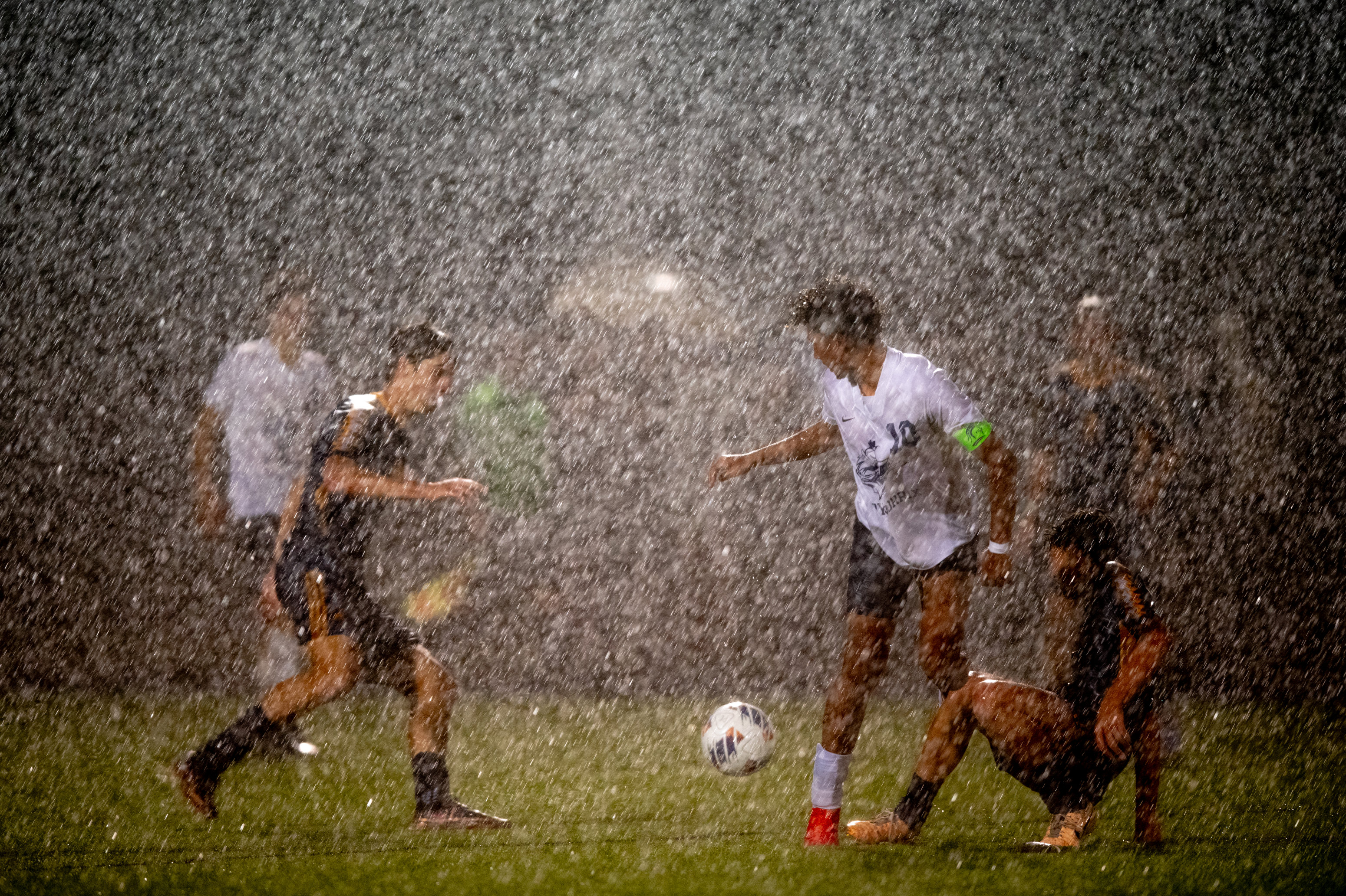 Rain pours down in 1-1 draw between Portage Central and Loy Norrix ...