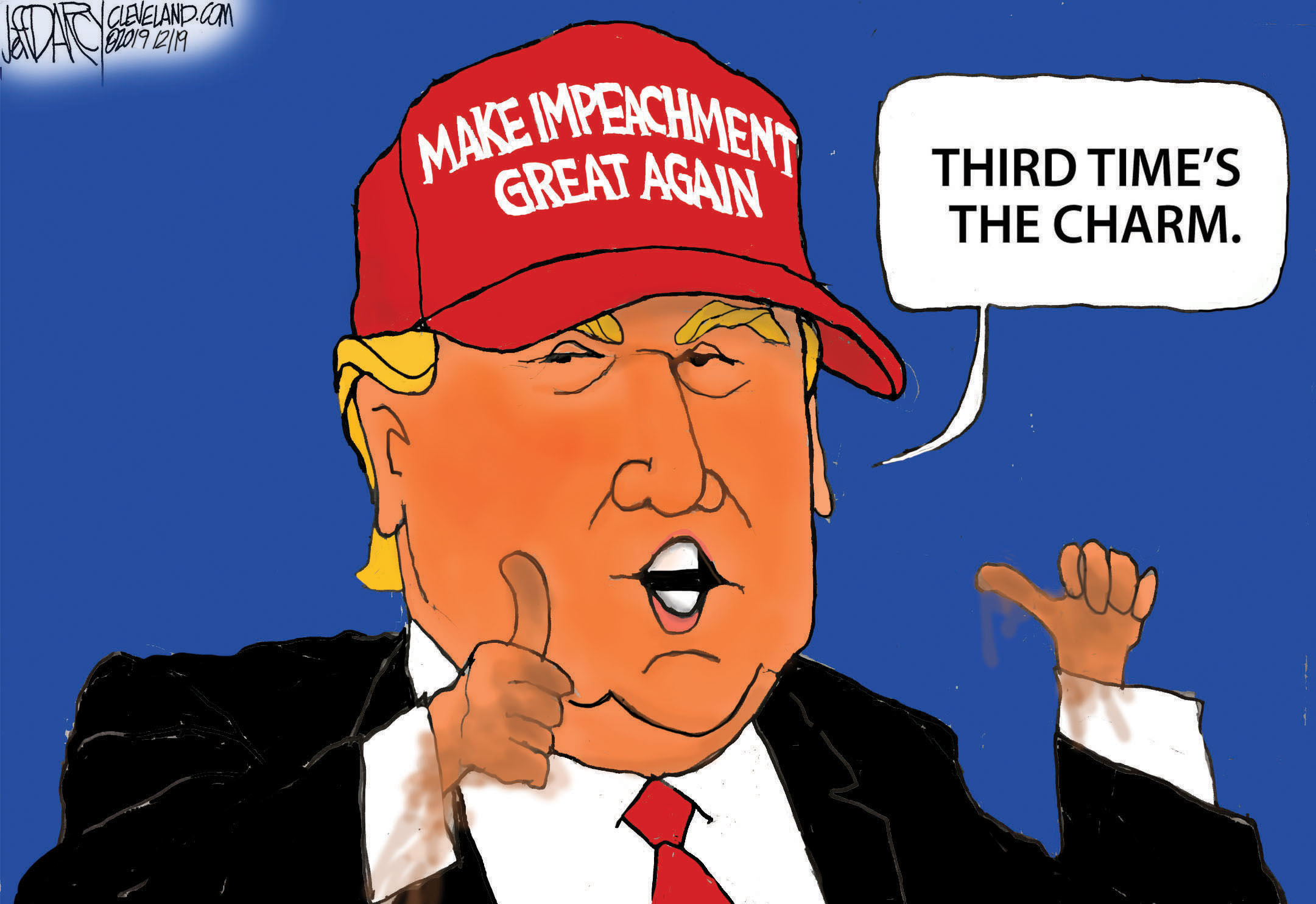 Bill Clinton Impeachment Cartoon