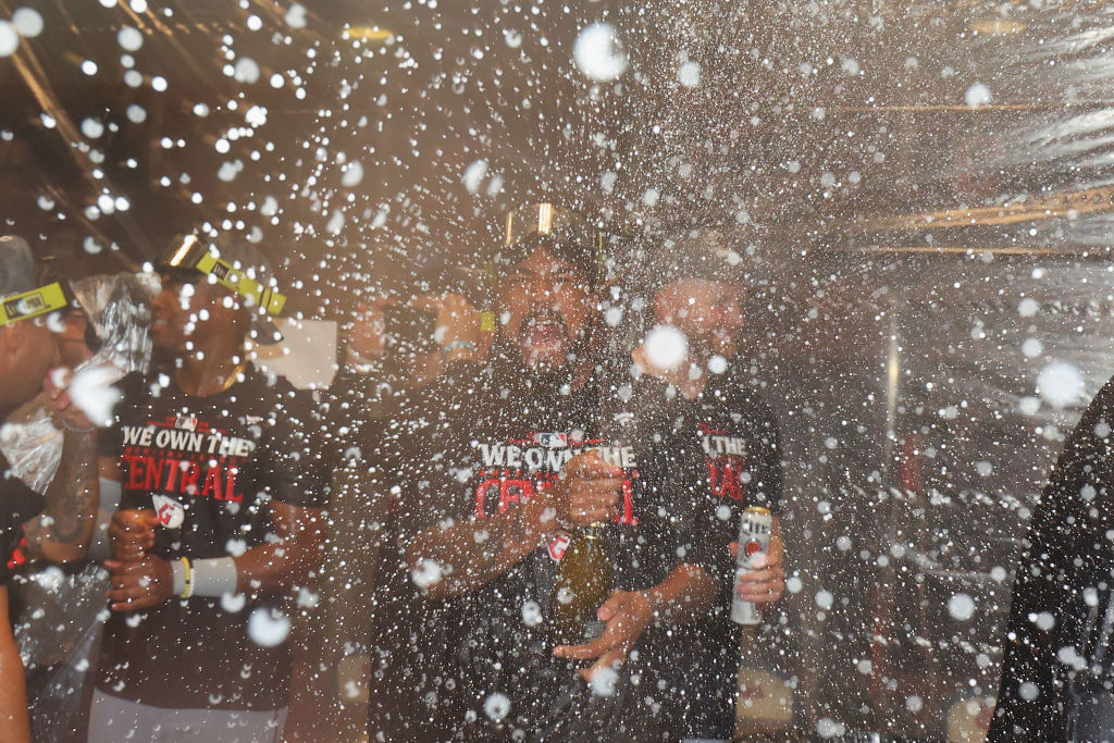 Cleveland Guardians celebrate 12th AL Central Division title ...