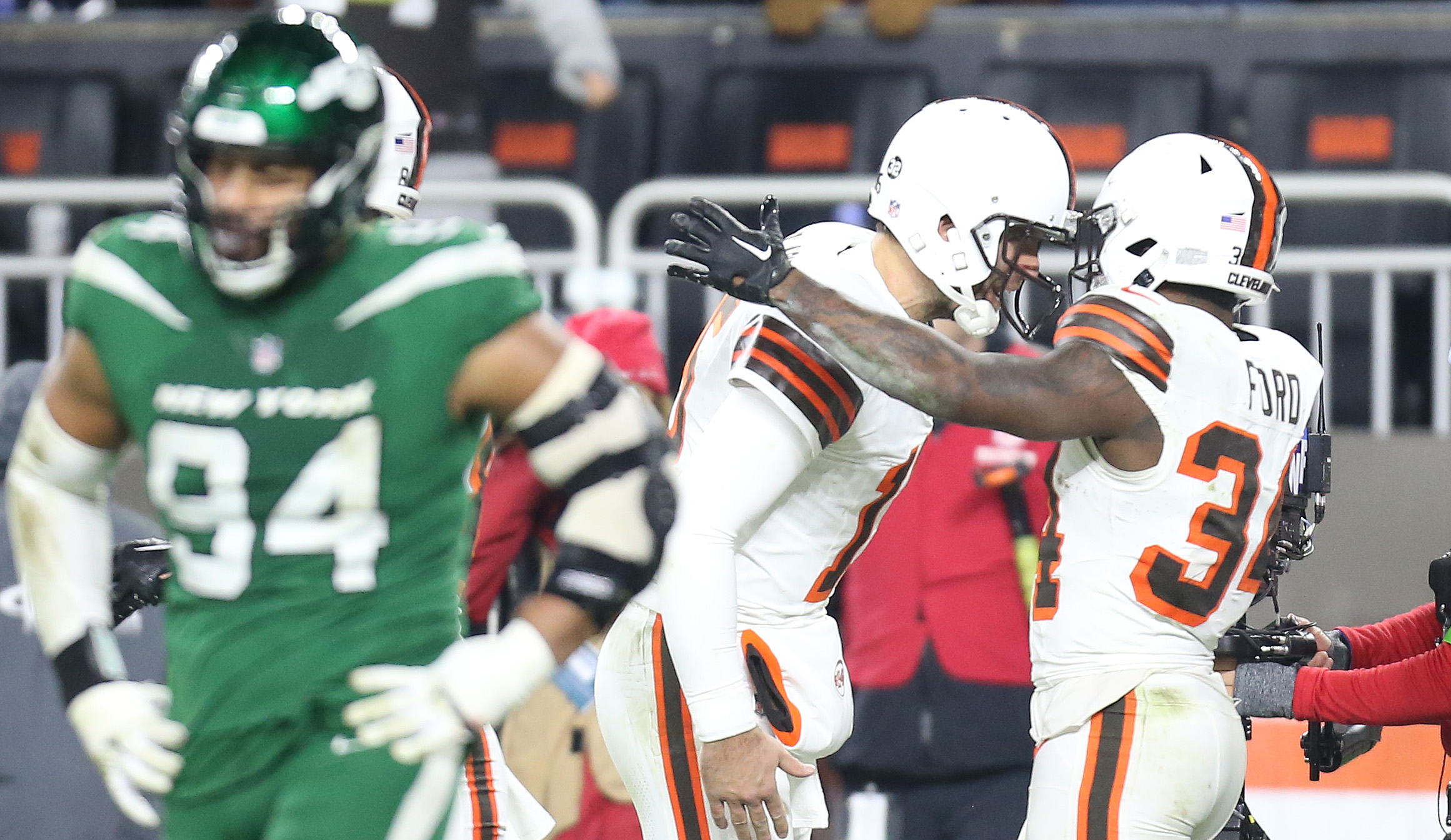 Cleveland Browns Jerome Ford vs. New York Jets, December 28, 2023 ...