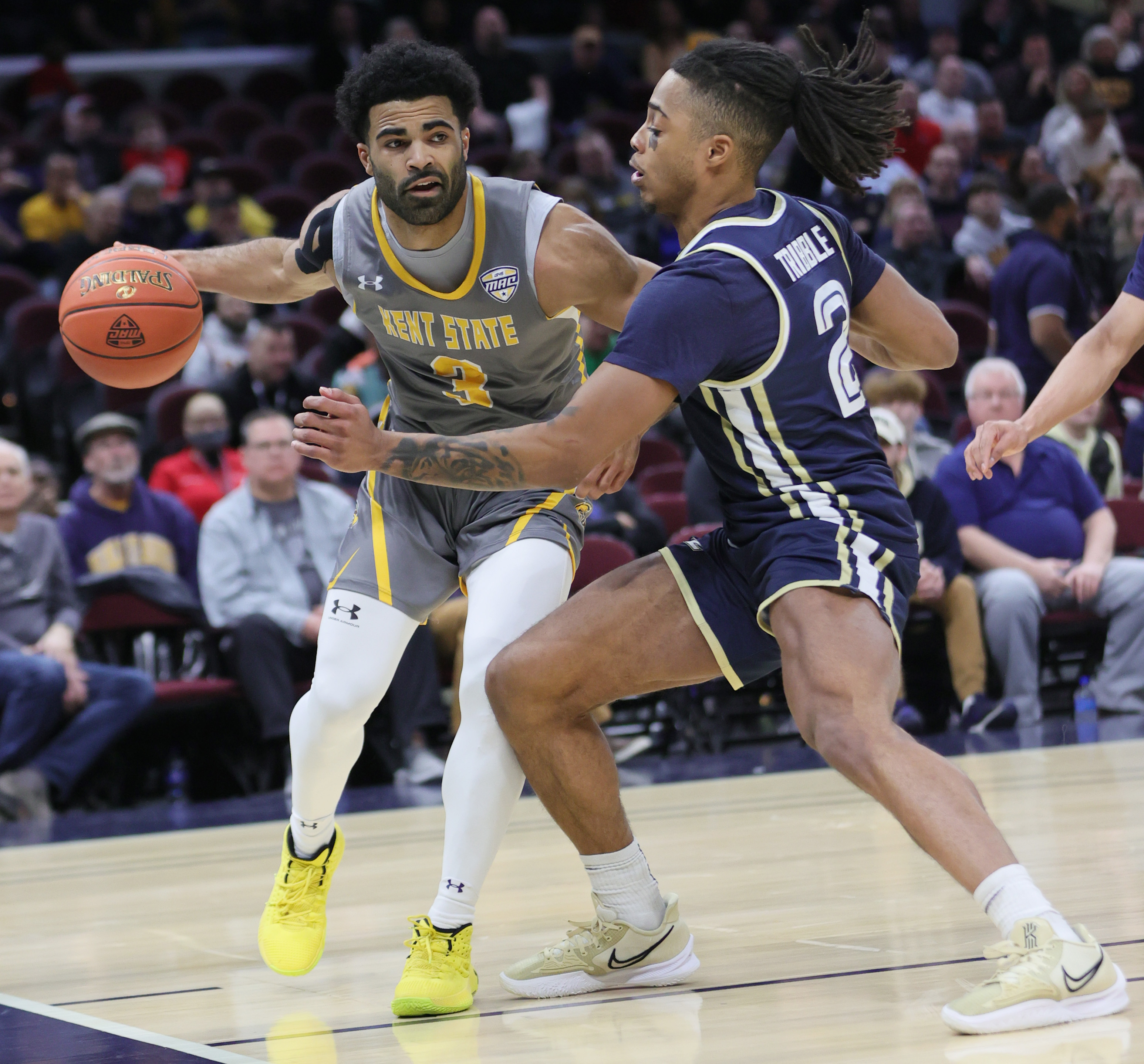 Kent vs. Akron in men's MAC Tournament final, March 12, 2022 ...