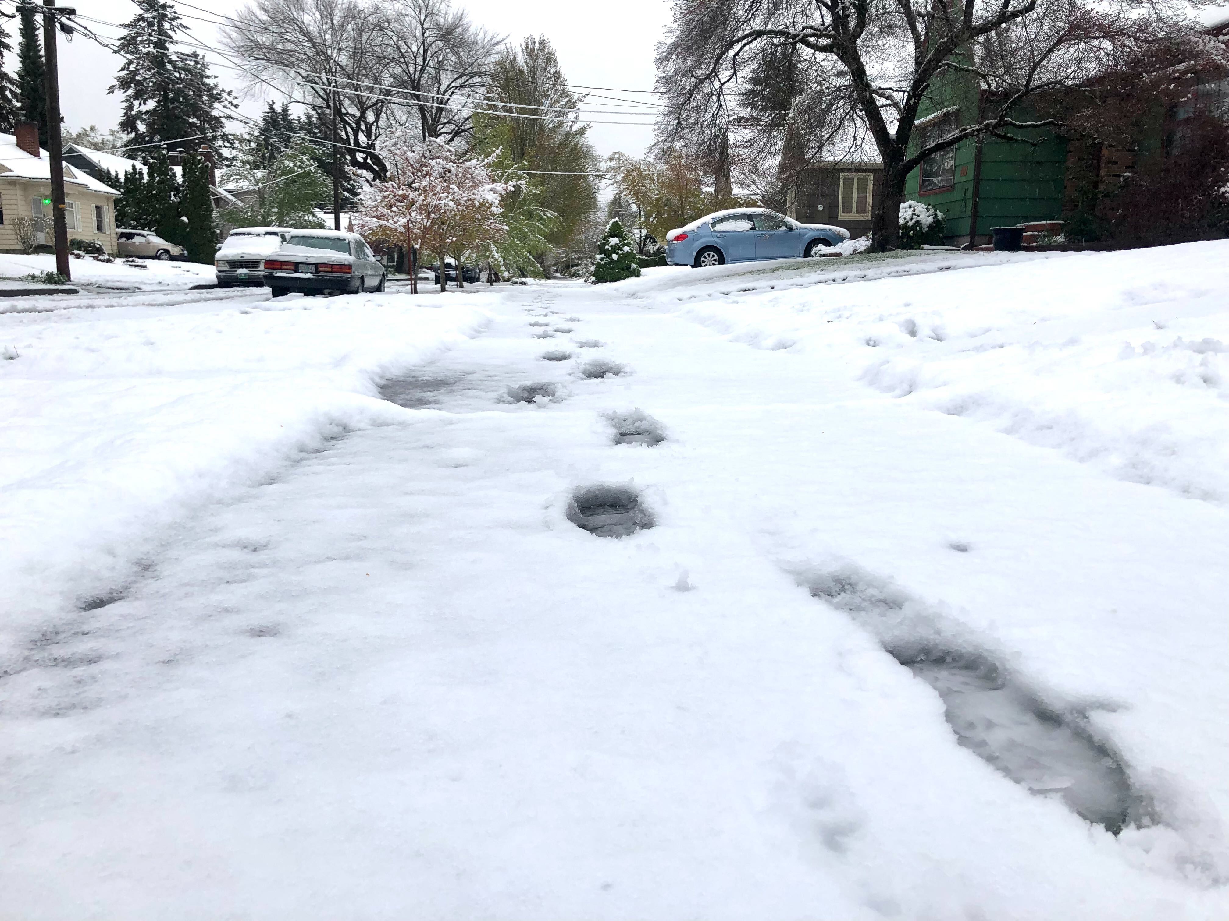 Portland snow April 11, 2022 - oregonlive.com