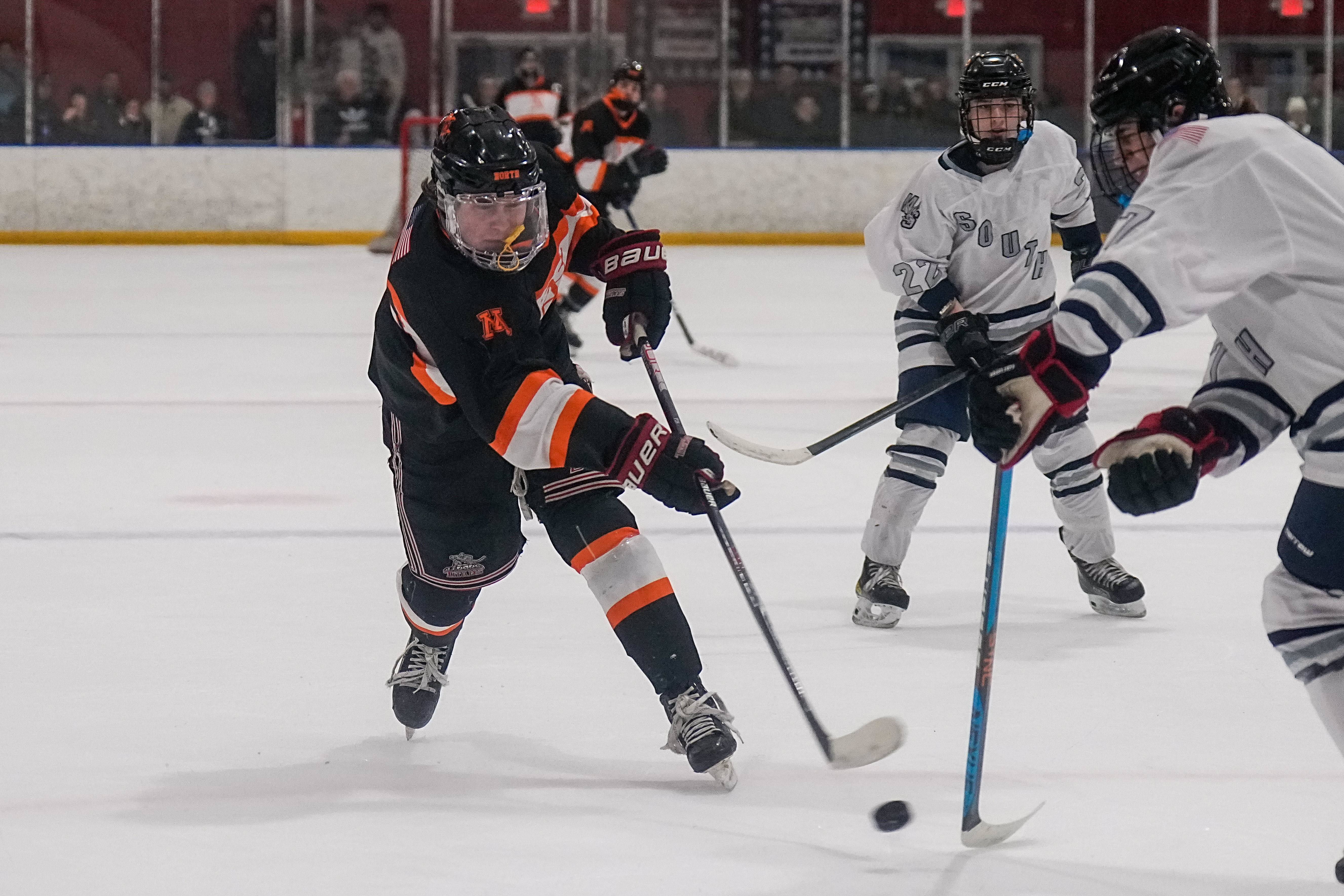 Boys Ice Hockey: Middletown South drops to Middletown North 4-2 in the ...