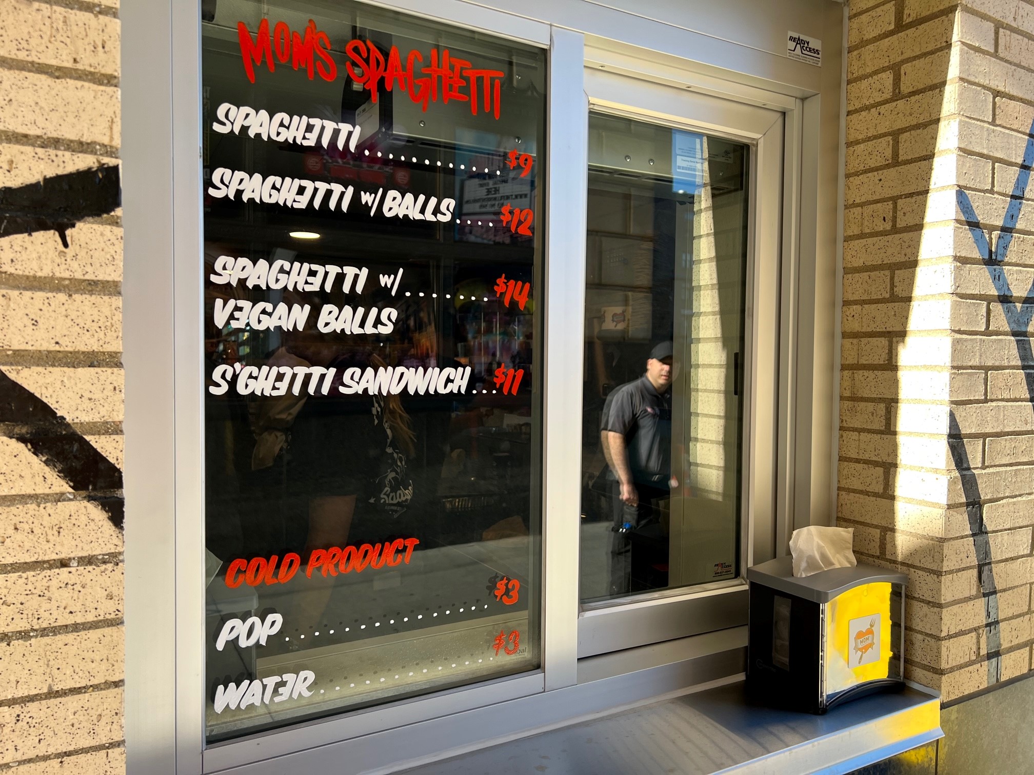 Eminem at the opening of his Mom's Spaghetti restaurant in Detroit ...