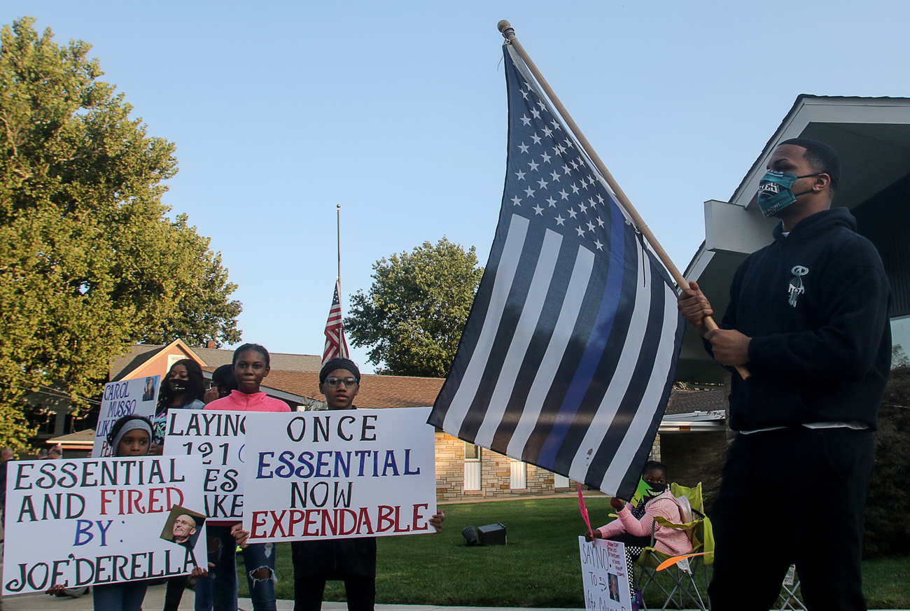 PBA Local 231 Cumberland County Corrections protest rally at the ...
