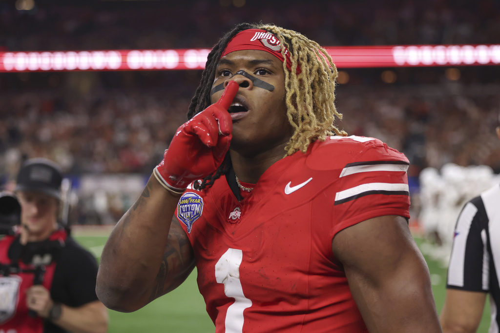 Cleveland Browns pick RB Quinshon Judkins in second round of the NFL ...