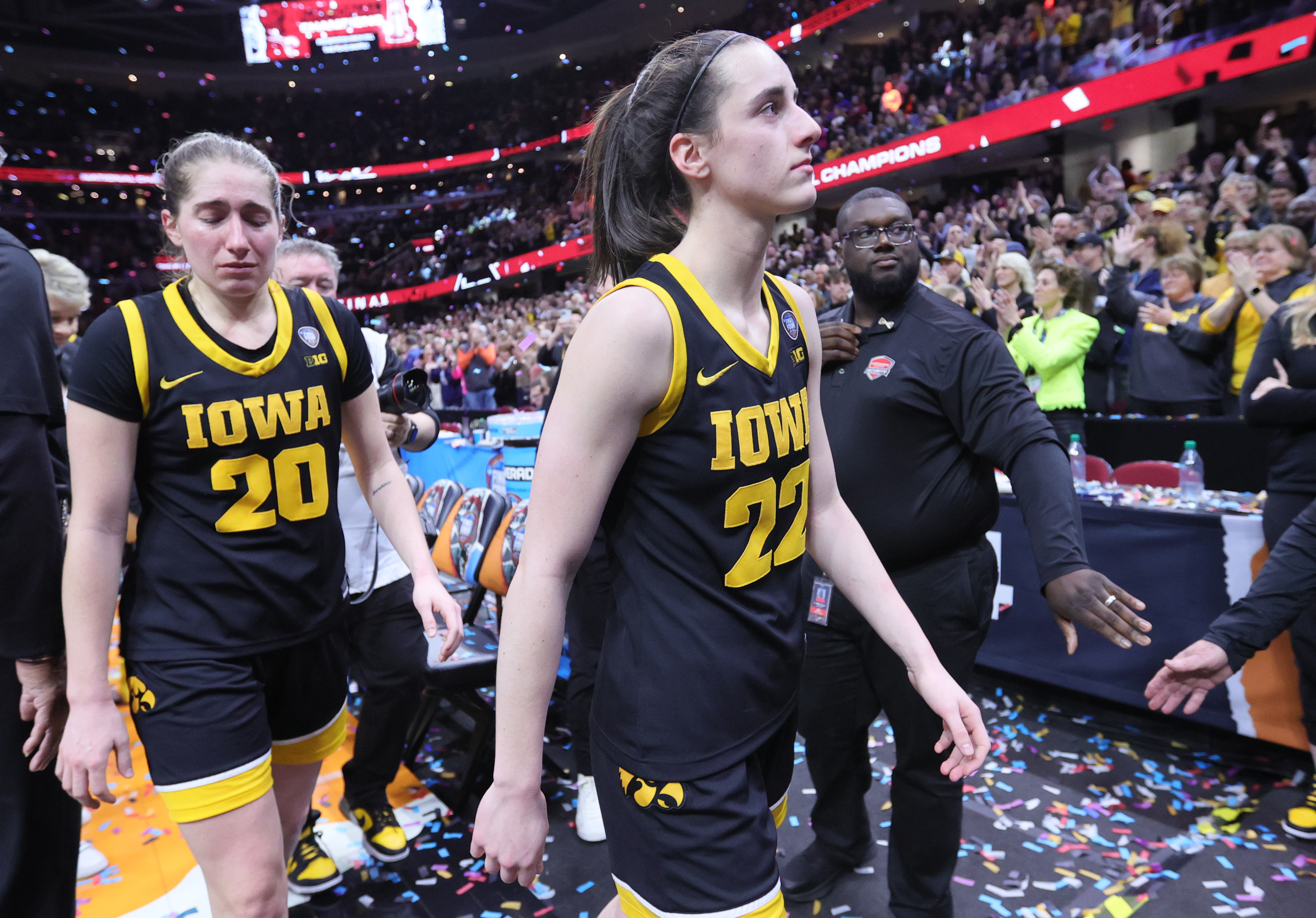 Iowa vs. South Carolina in NCAA Women's Final Four championship game ...