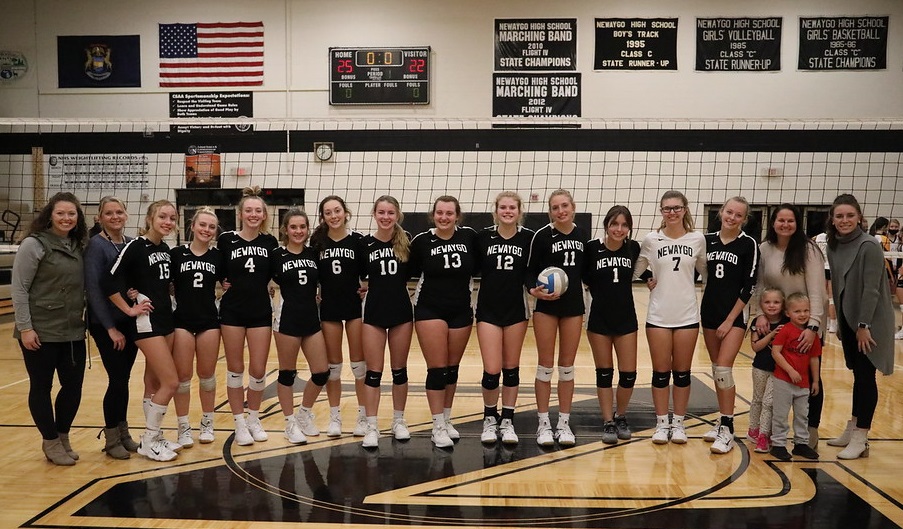 Newaygo volleyball team wins share of 2020 CSAA Gold Division title ...
