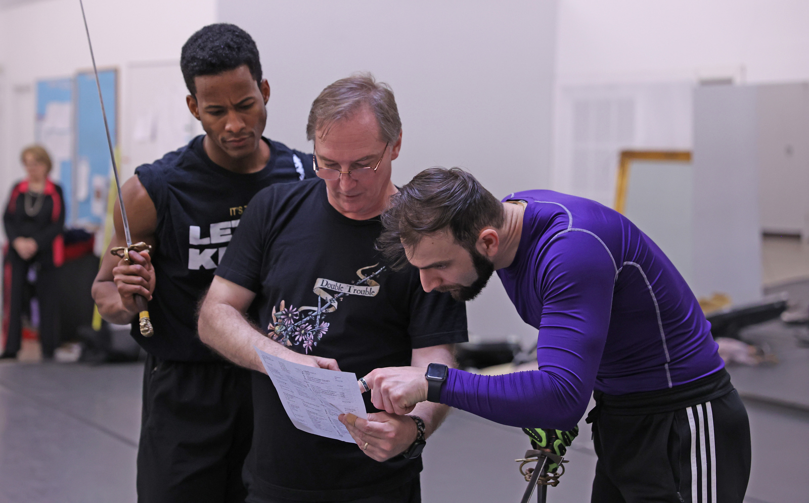 Cleveland Ballet sword-fighting training - cleveland.com