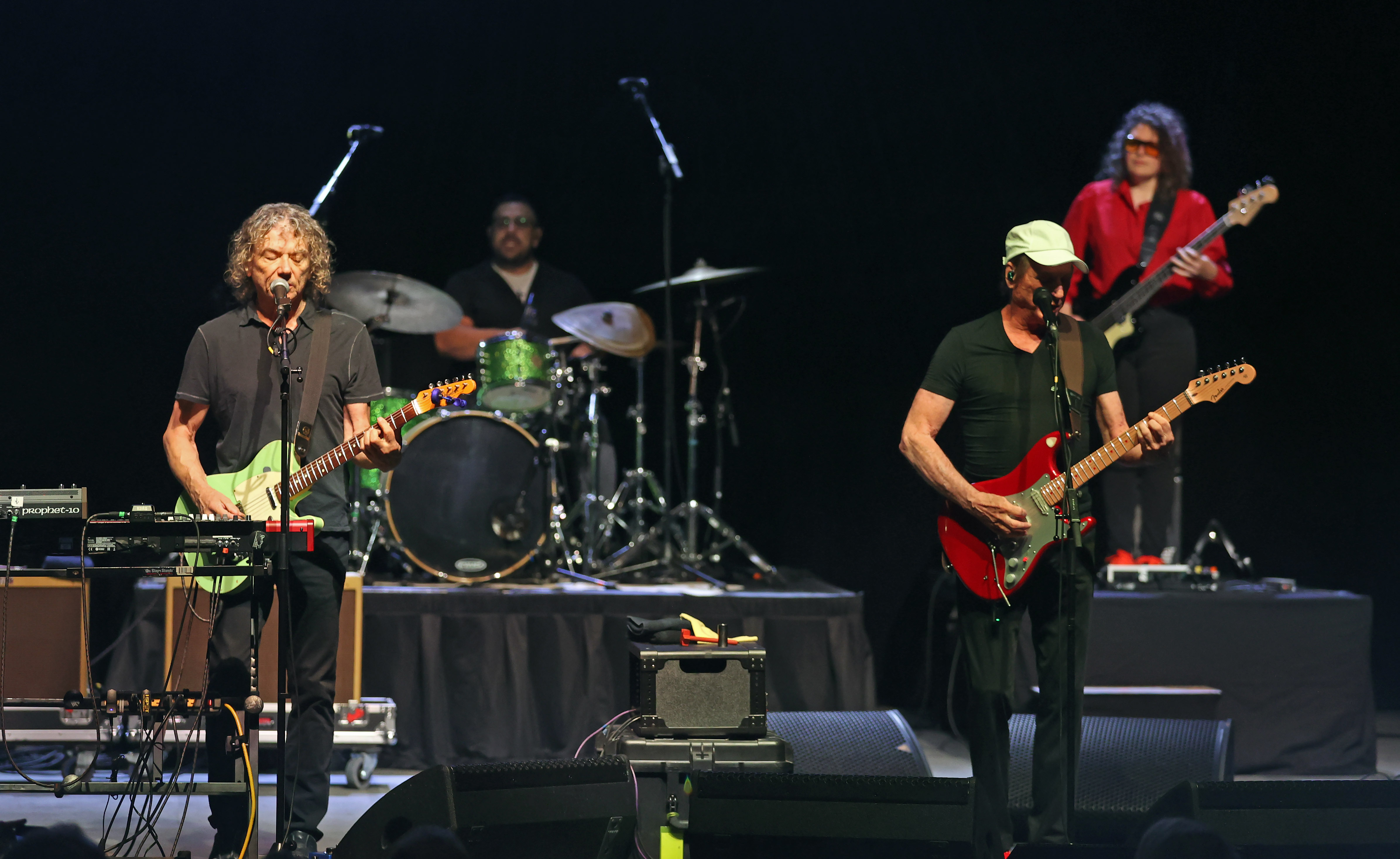 Jerry Harrison & Adrian Belew perform at the Agora, July 28, 2024 ...