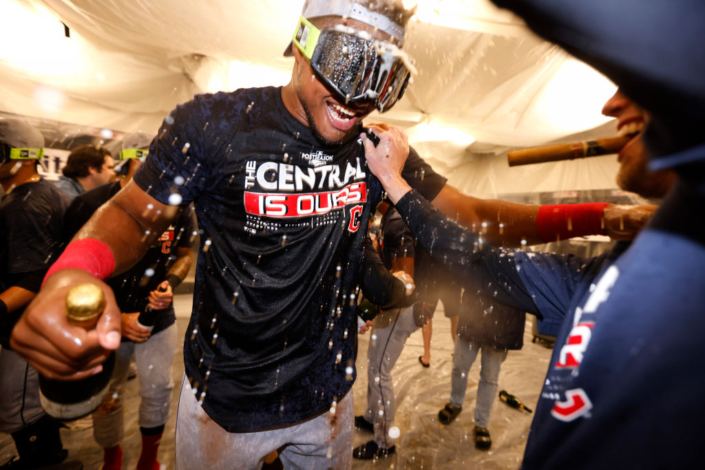 Cleveland Guardians celebrate 2022 AL Central Division championship ...