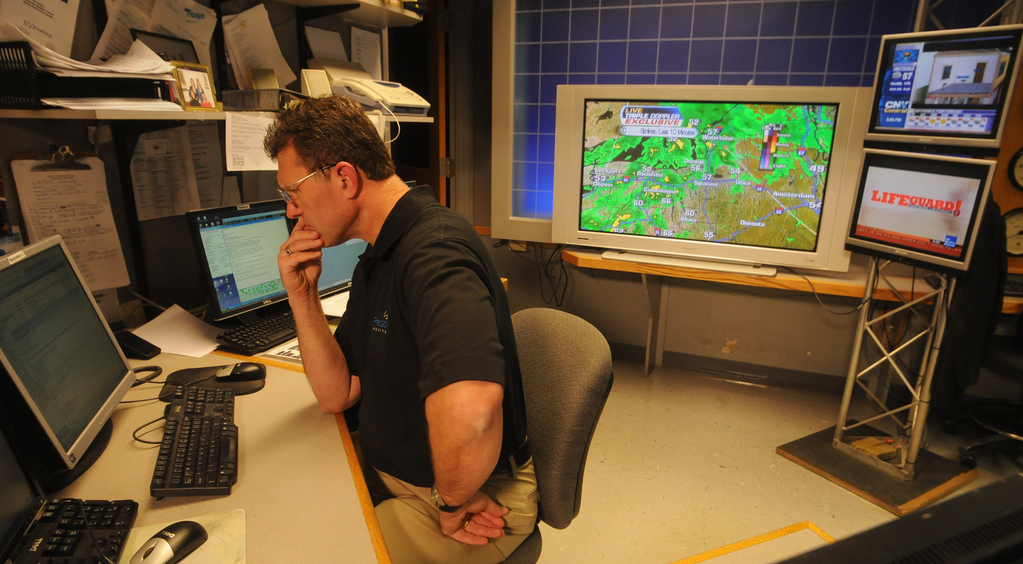 Meteorologist Wayne Mahar over the years - syracuse.com