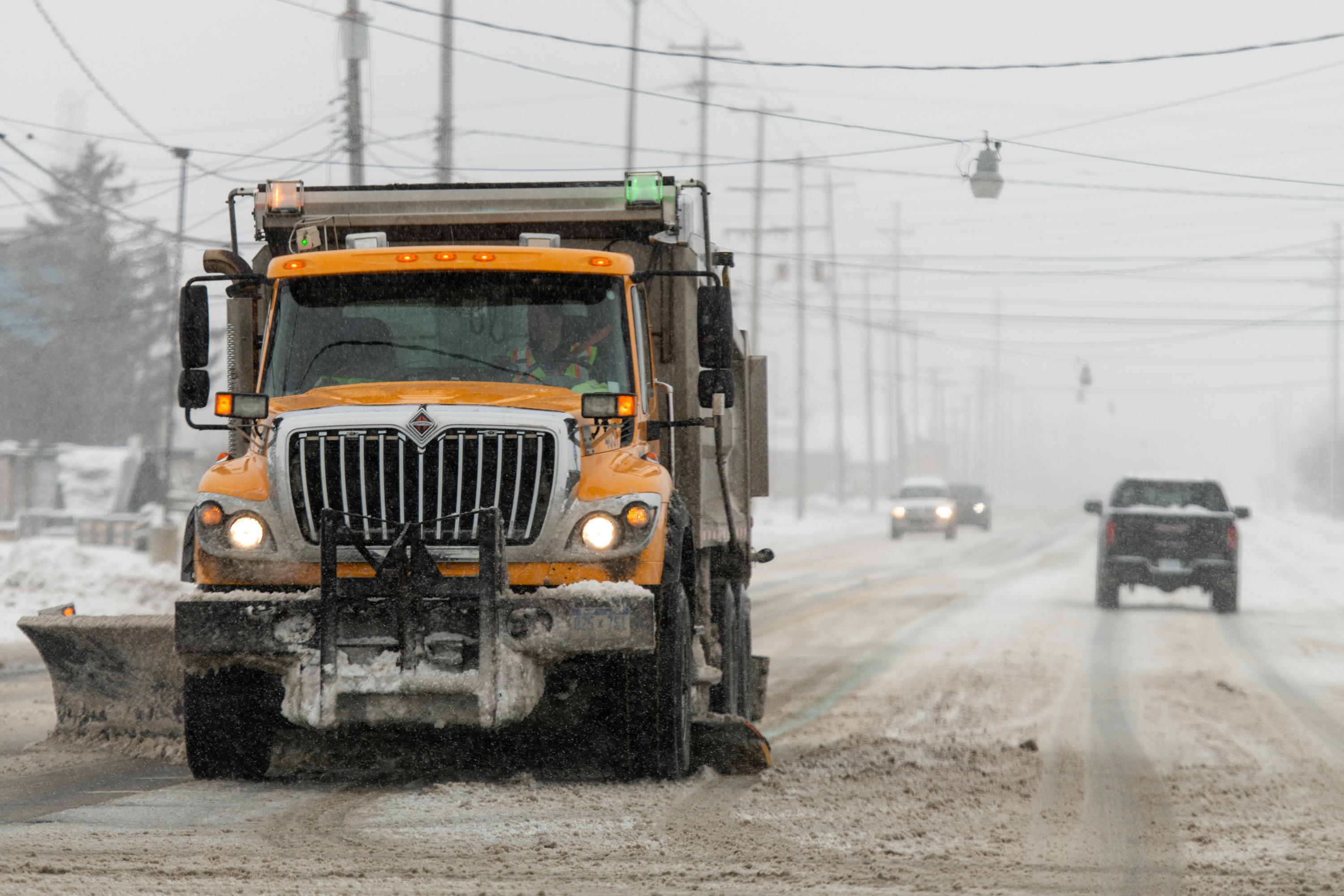 Shovels, Snowboards and Slush: Genesee accumulates 5 inches of snow in ...
