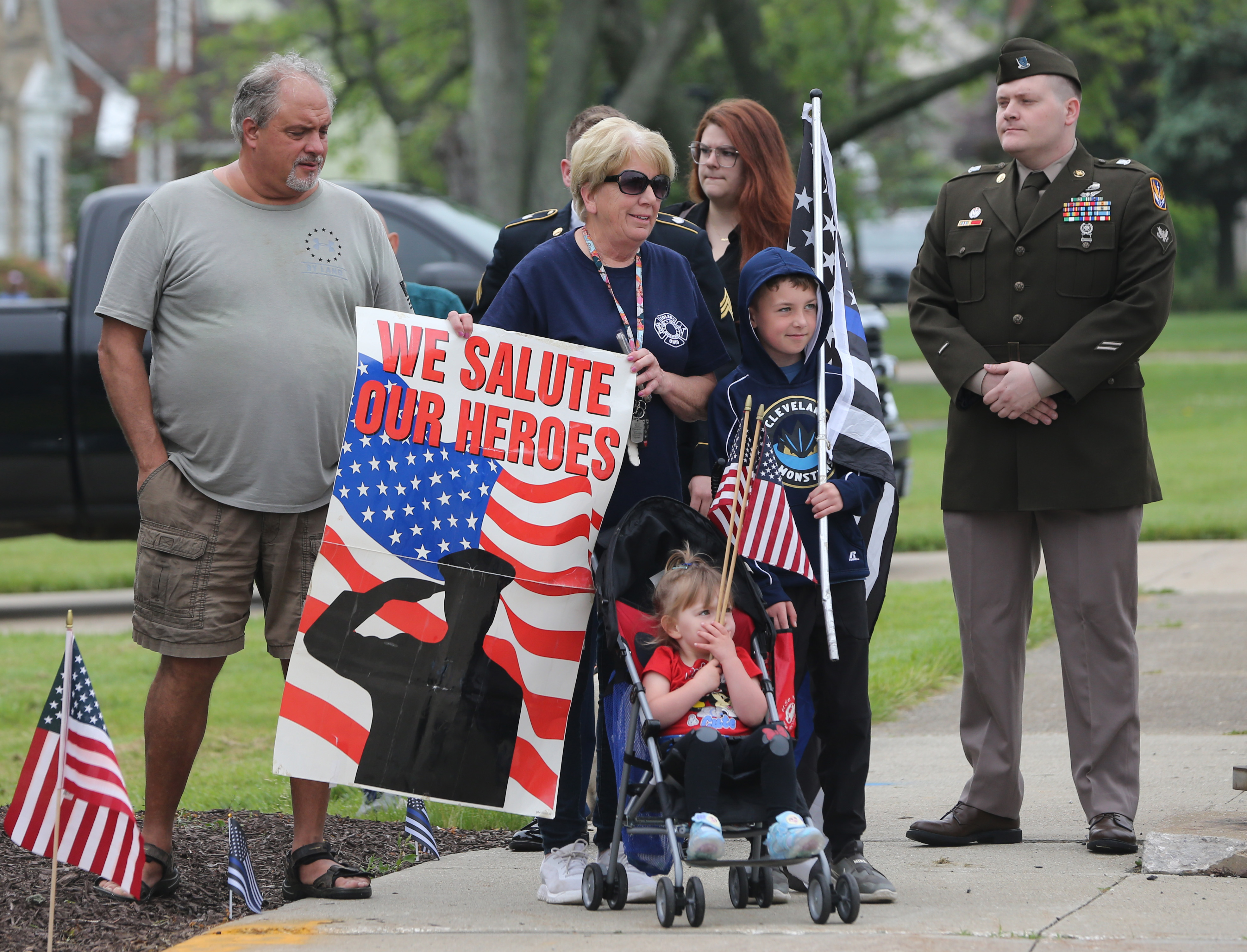 Memorial service for Euclid police officer Jacob Derbin, May 18, 2024 ...