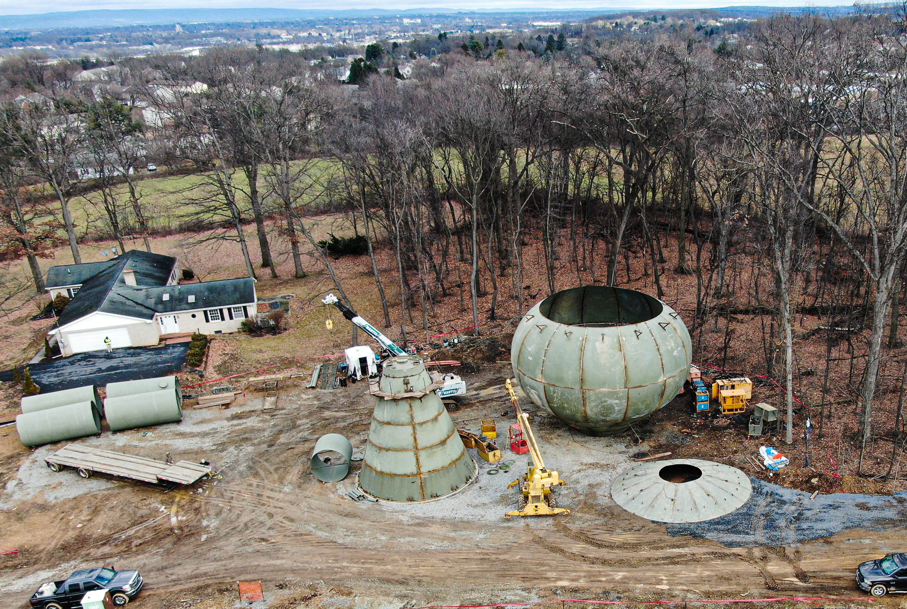 Giant water tower construction in Upper Allen Township - pennlive.com