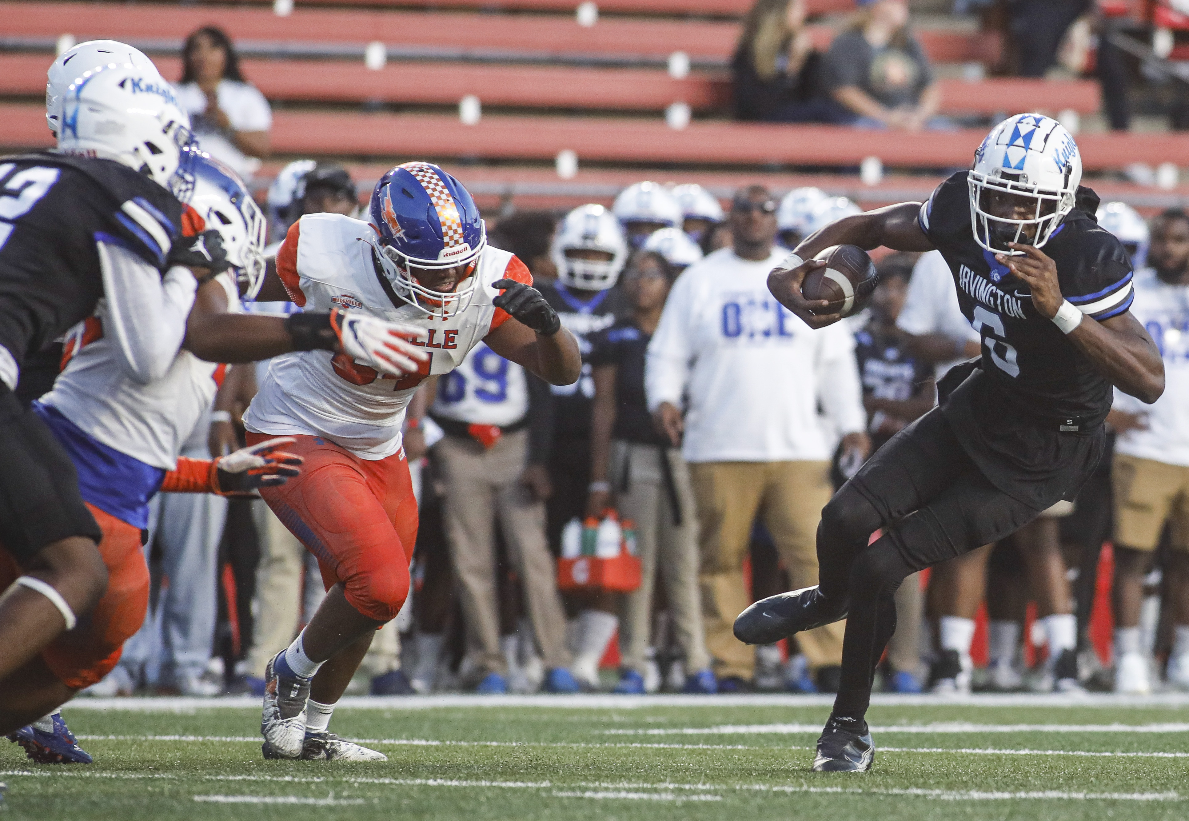 Football: Millville vs. Irvington in Rumble on the Raritan on September ...