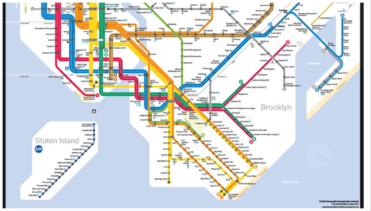 Nyc Subway Map MTA Launches First Real Time Digital Subway Map | 6sqft