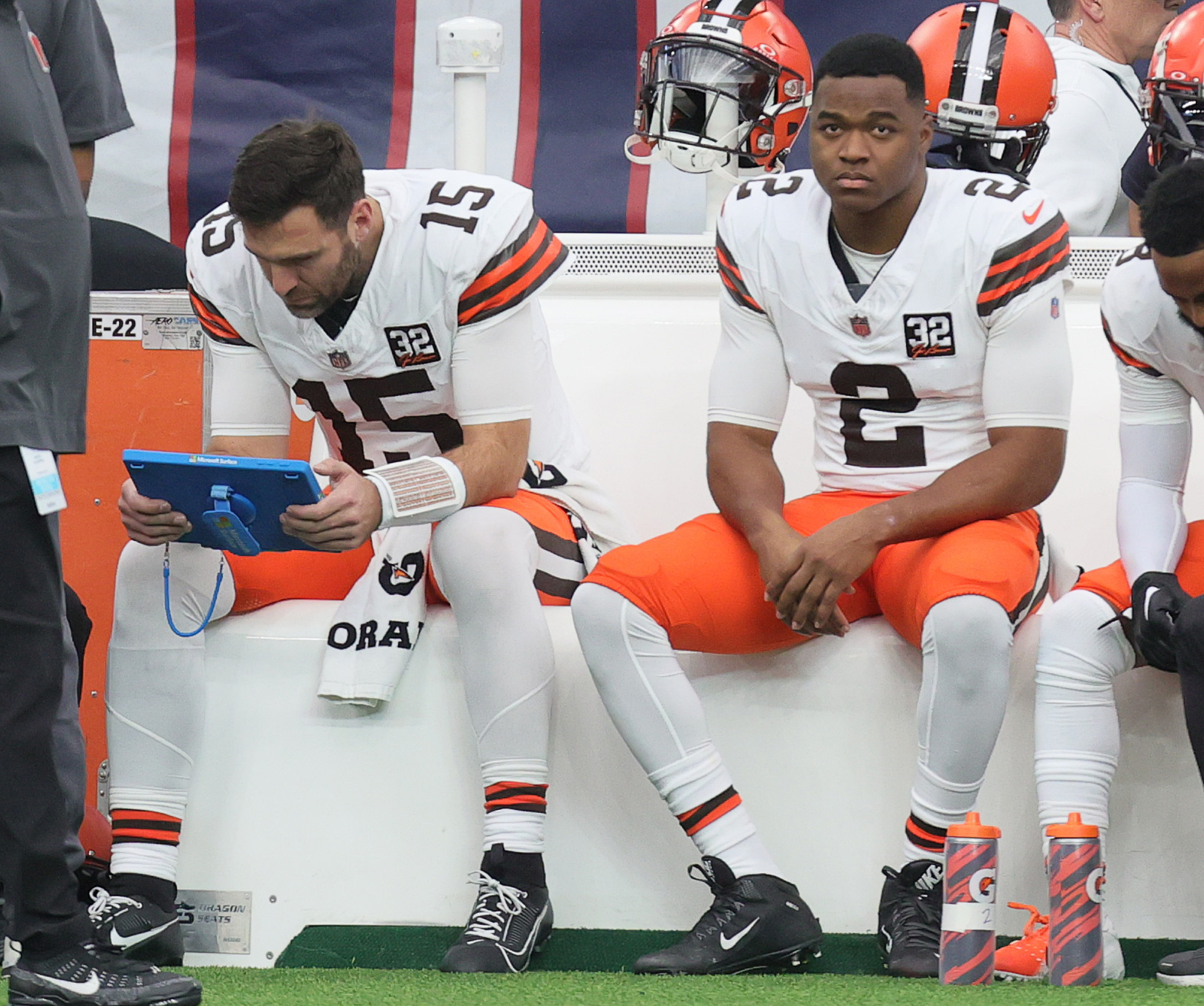 Cleveland Browns quarterback Joe Flacco vs. Houston Texans, January 13 ...