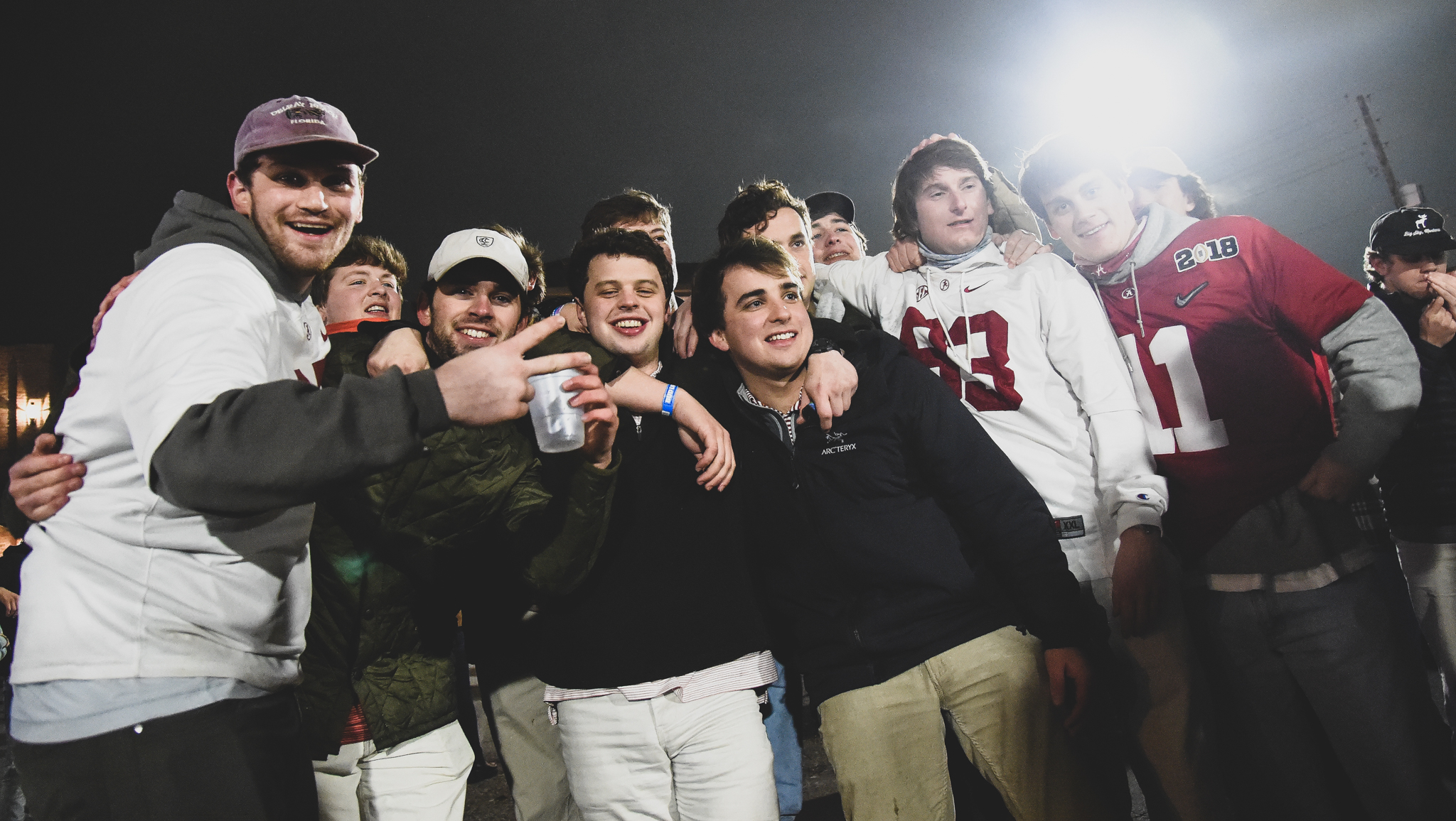 Alabama Fans Celebrate on Strip 2021 - al.com