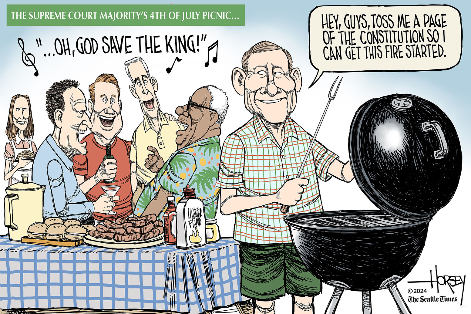 Editorial cartoons for July 7, 2024 - oregonlive.com