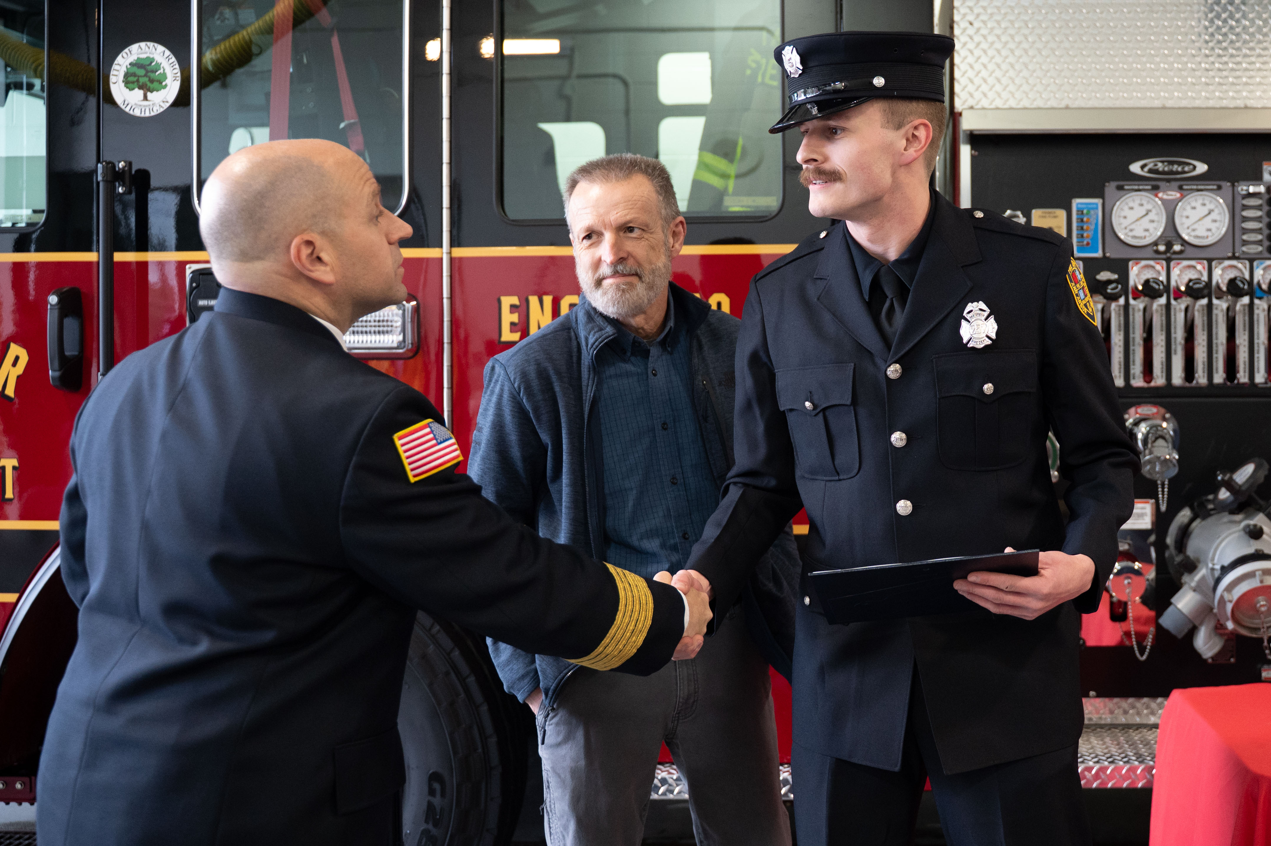 AAFD fire truck ceremony - mlive.com