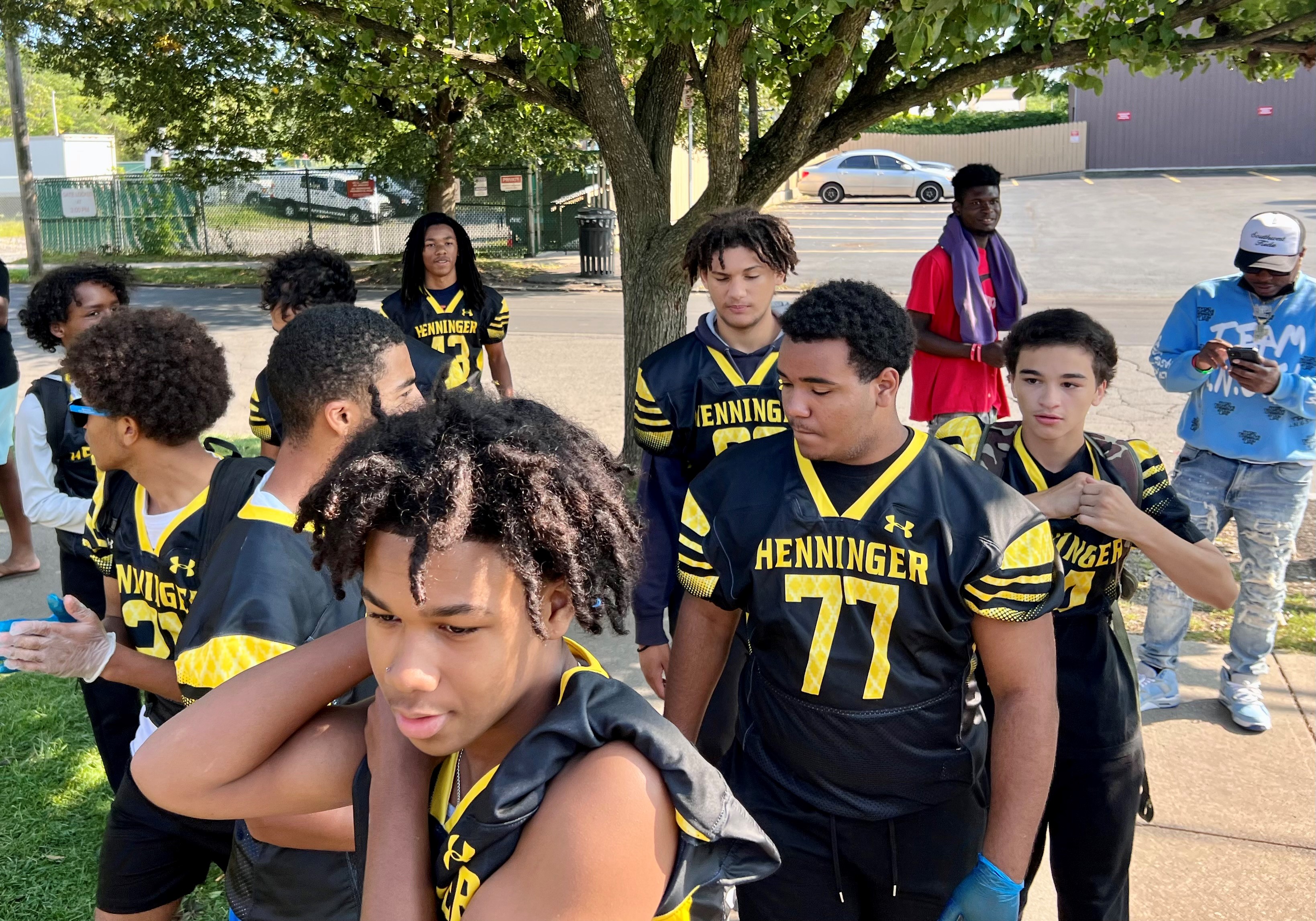Henninger and ITC Football Community Service - syracuse.com
