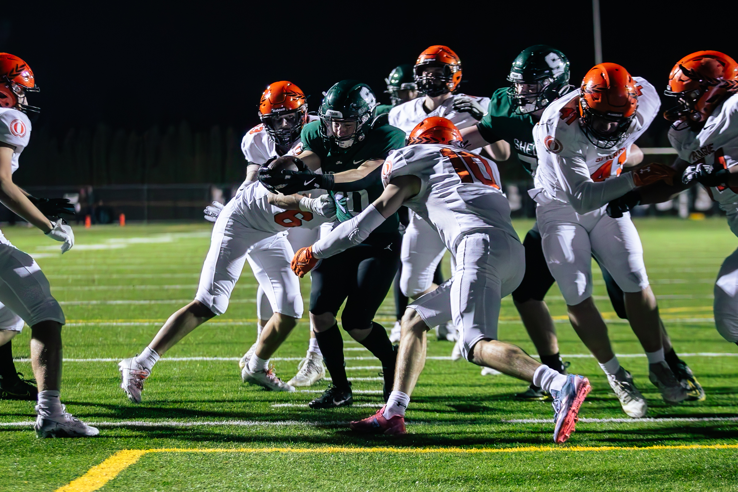 Oregon high school football: Sheldon Irish vs Sprague Olympians ...