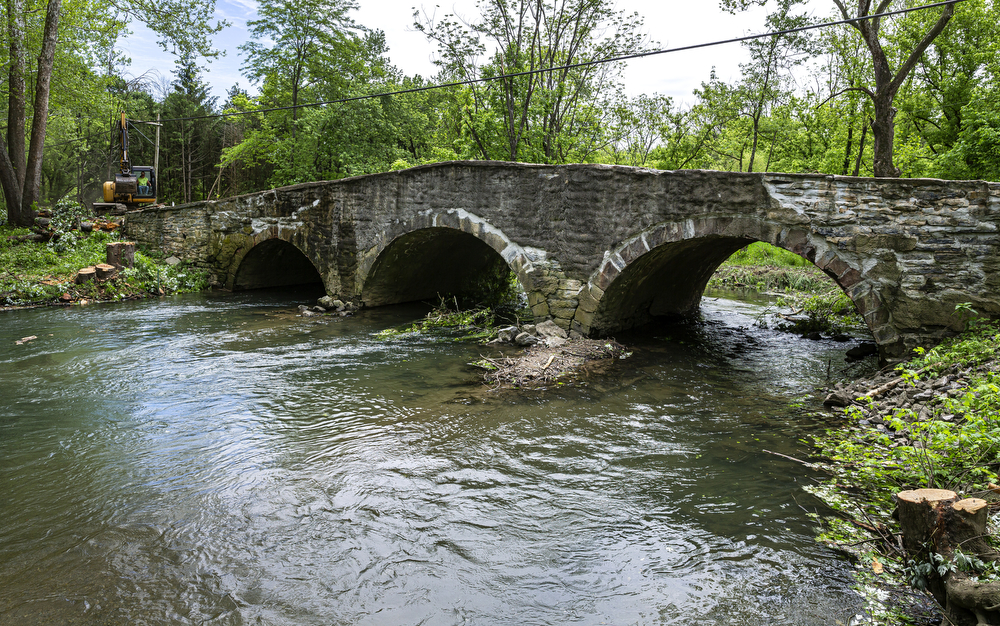 Lebanon County 150-year-old stone masonry arch bridge being replaced ...