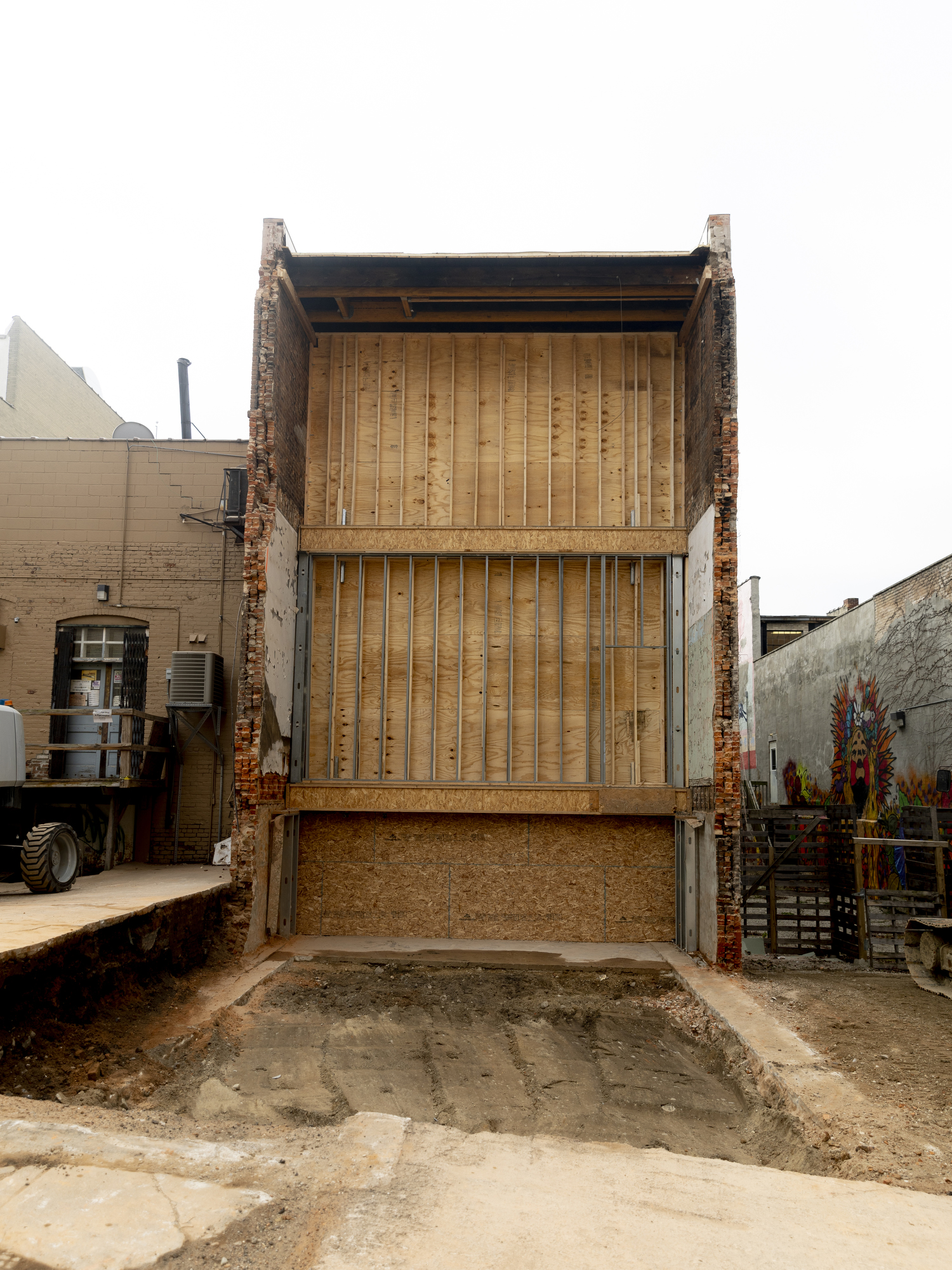 Downtown Flint building partially demolished in Brush Alley - mlive.com