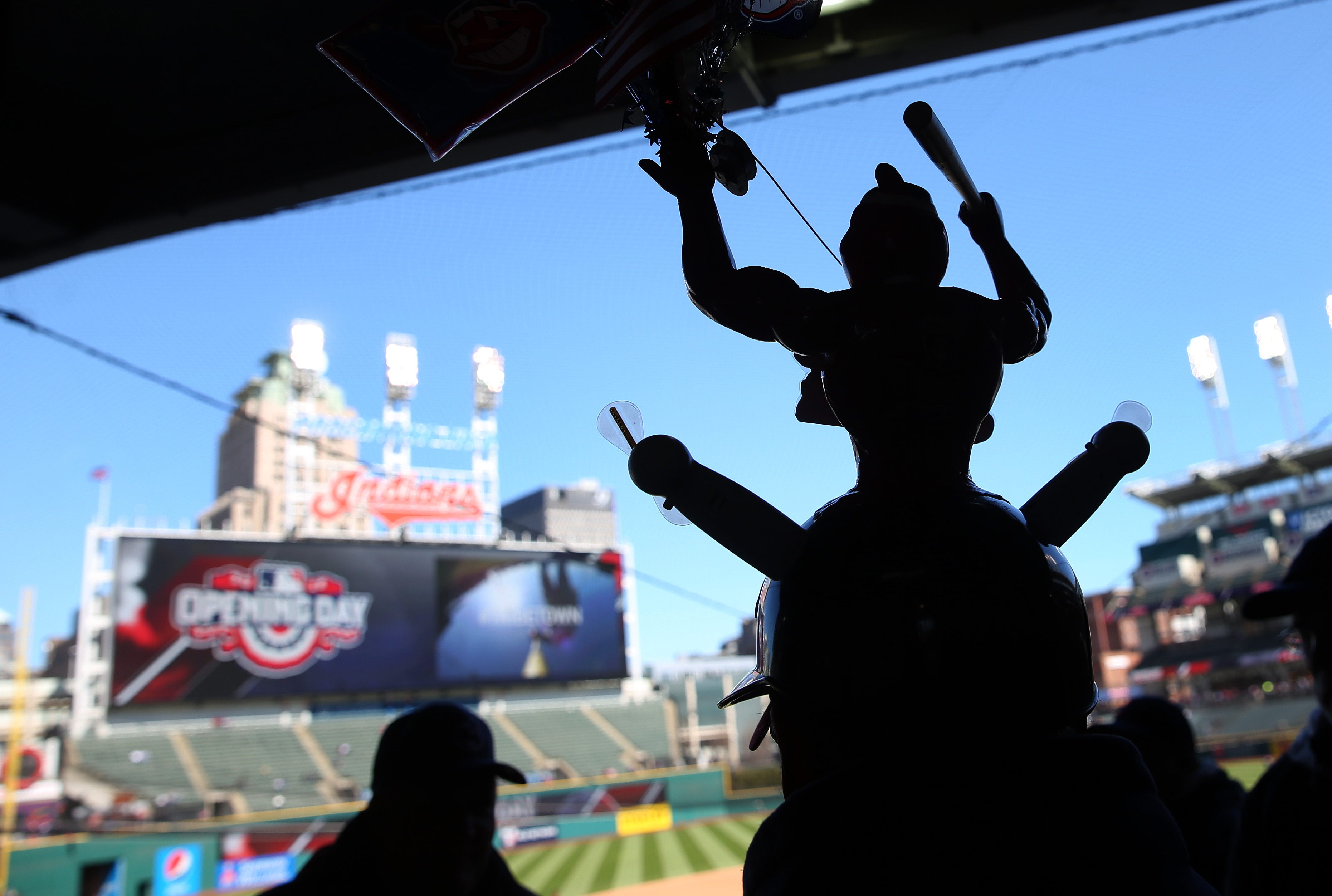 Photos from a decade of Cleveland baseball home openers, 2012-2021 ...