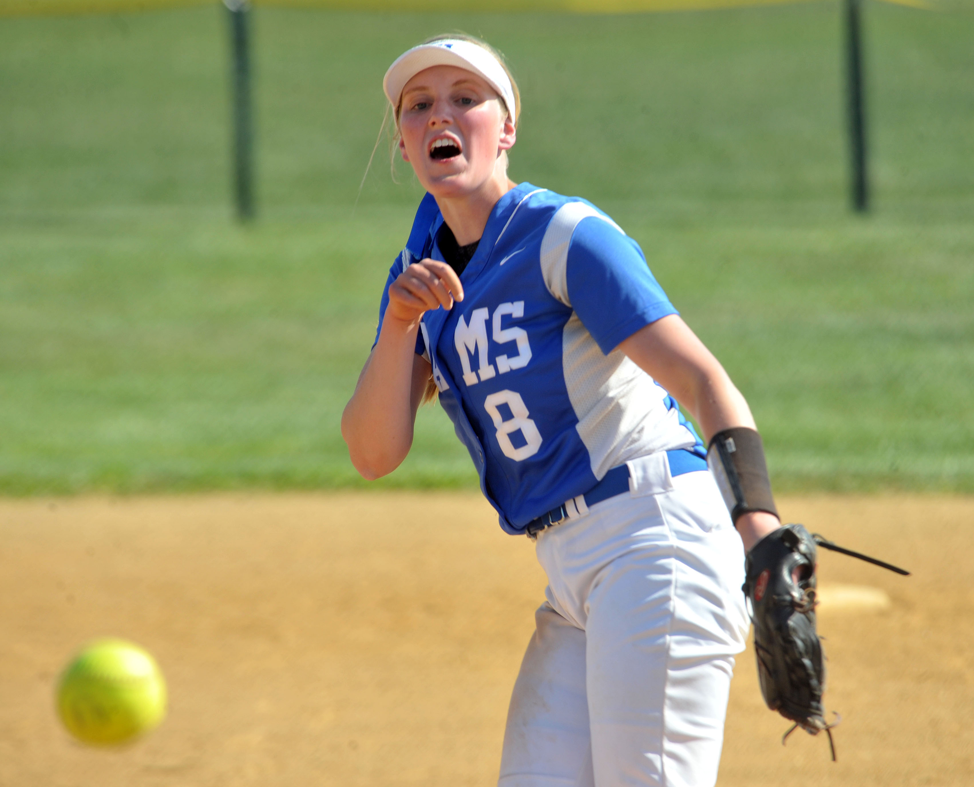 High School Softball Notre Dame High School at Hightstown High School ...