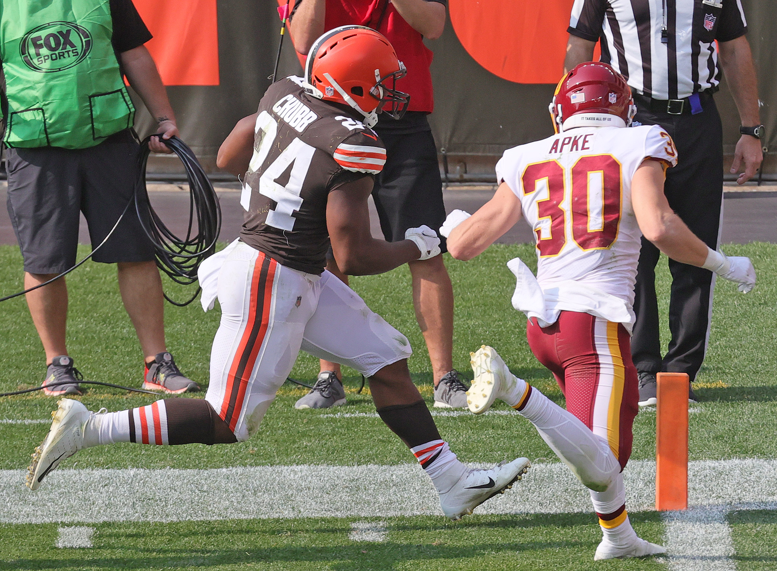 Cleveland Browns running backs vs. Washington Football Team, September ...