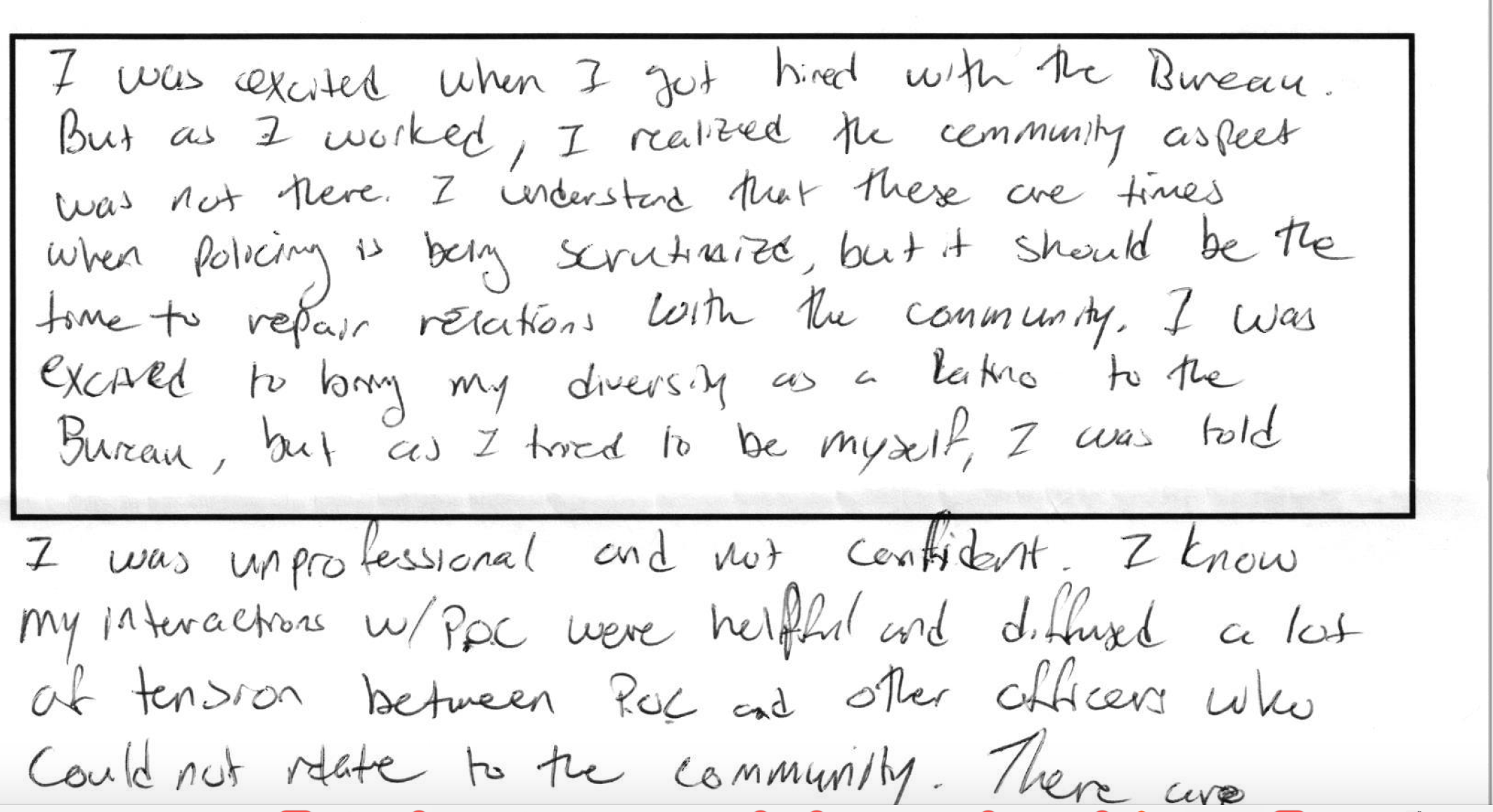 Portland police exit interview statements - oregonlive.com