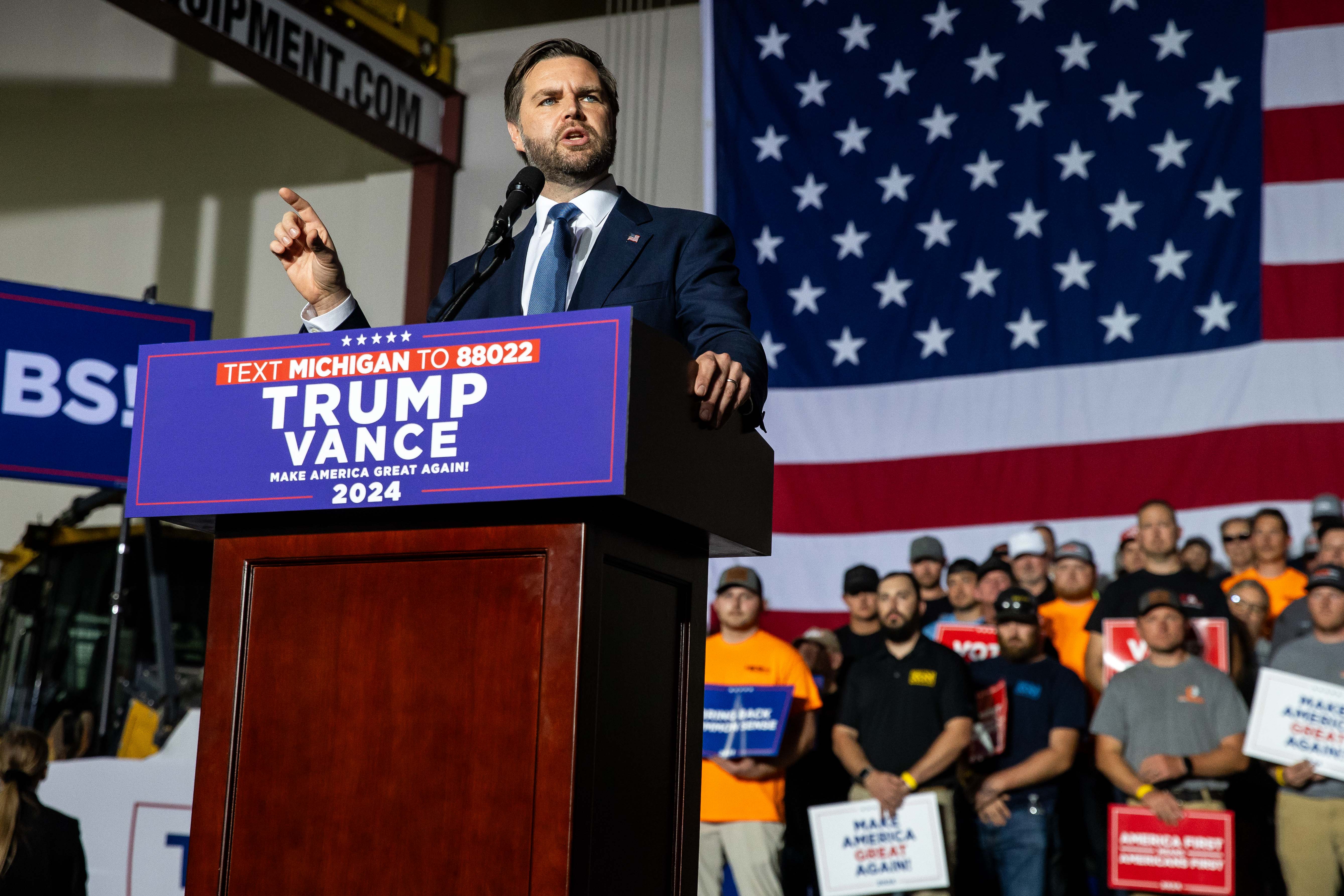 See photos as vice presidential nominee Senator JD Vance visits Holland ...