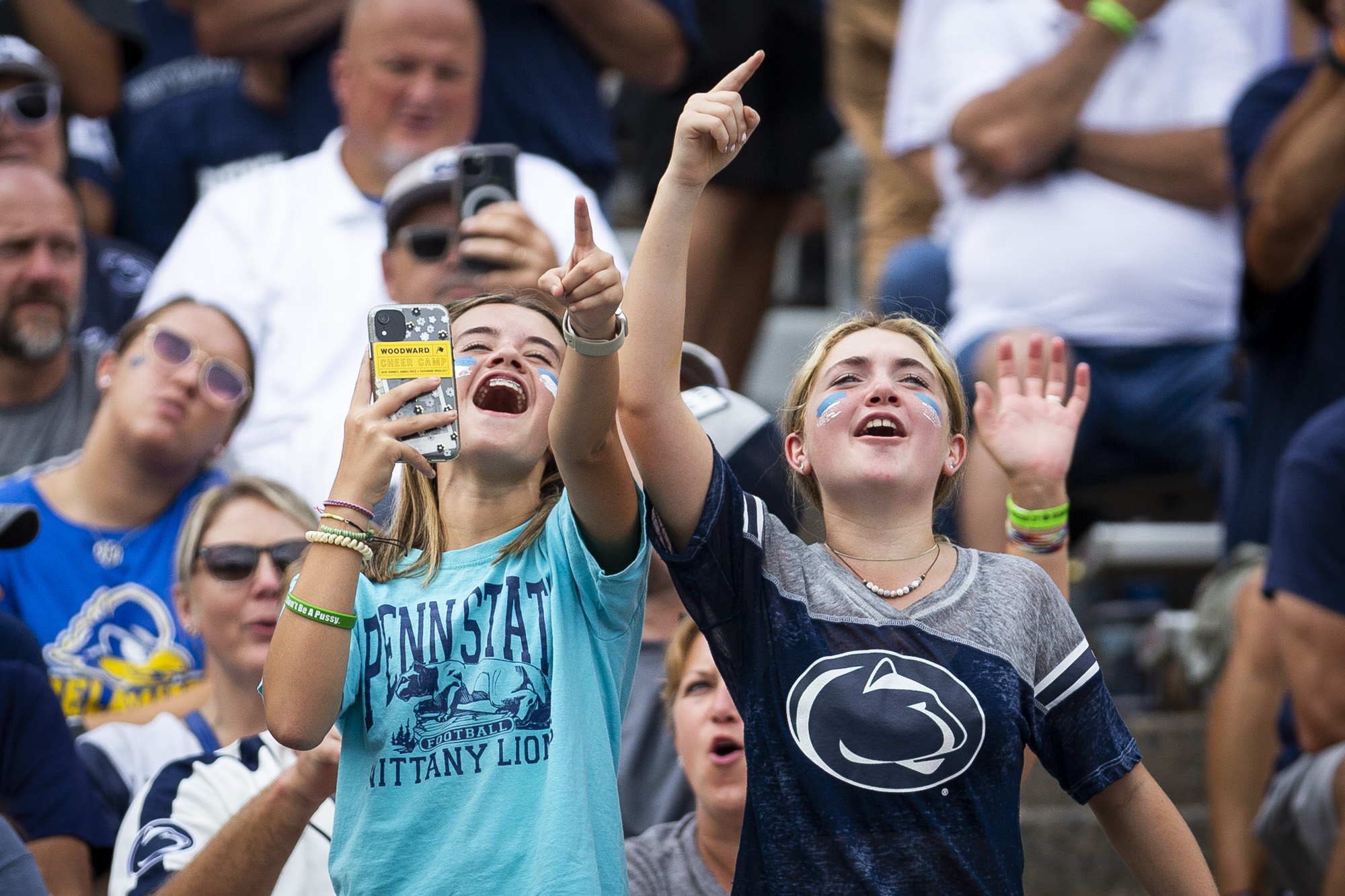 Penn State football faces in the crowd from Delaware game - pennlive.com