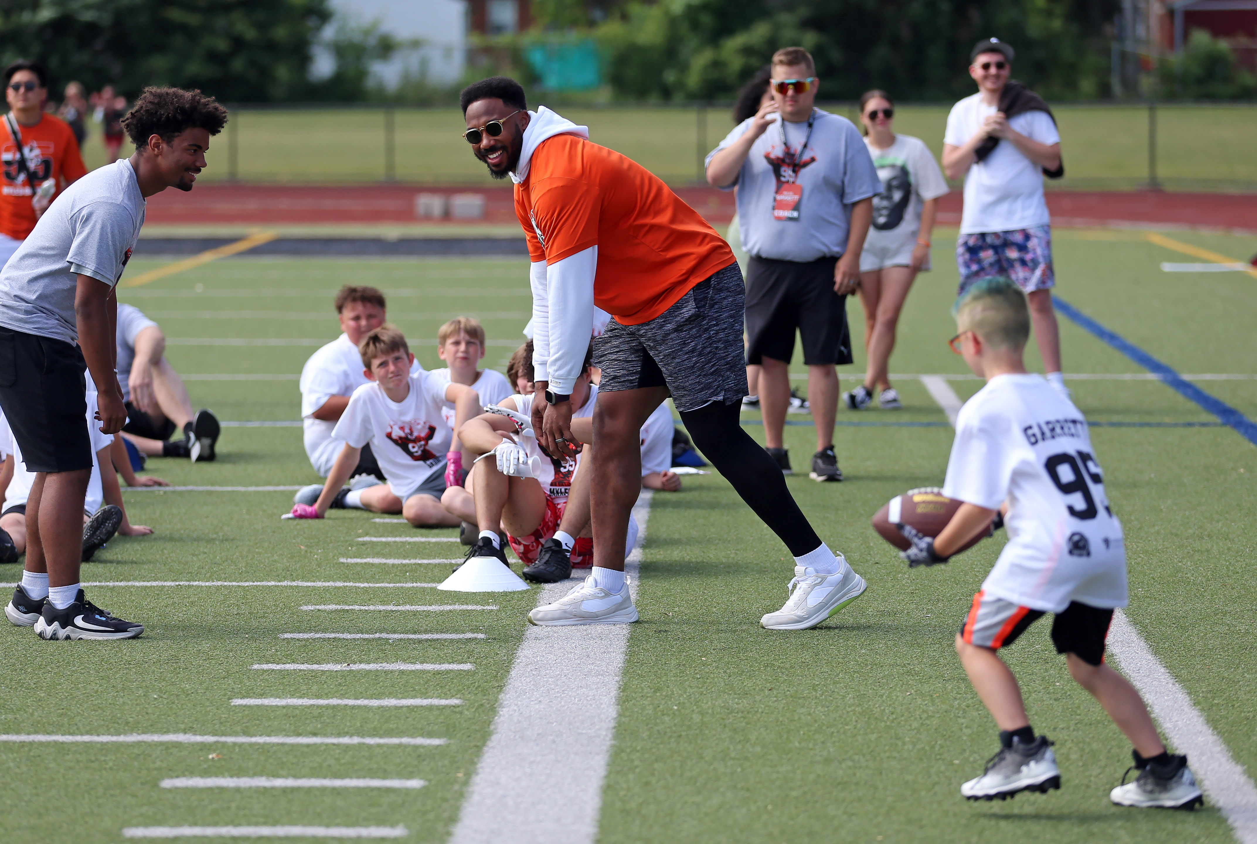Myles Garrett Youth Football ProCamp, June 14, 2024 - cleveland.com