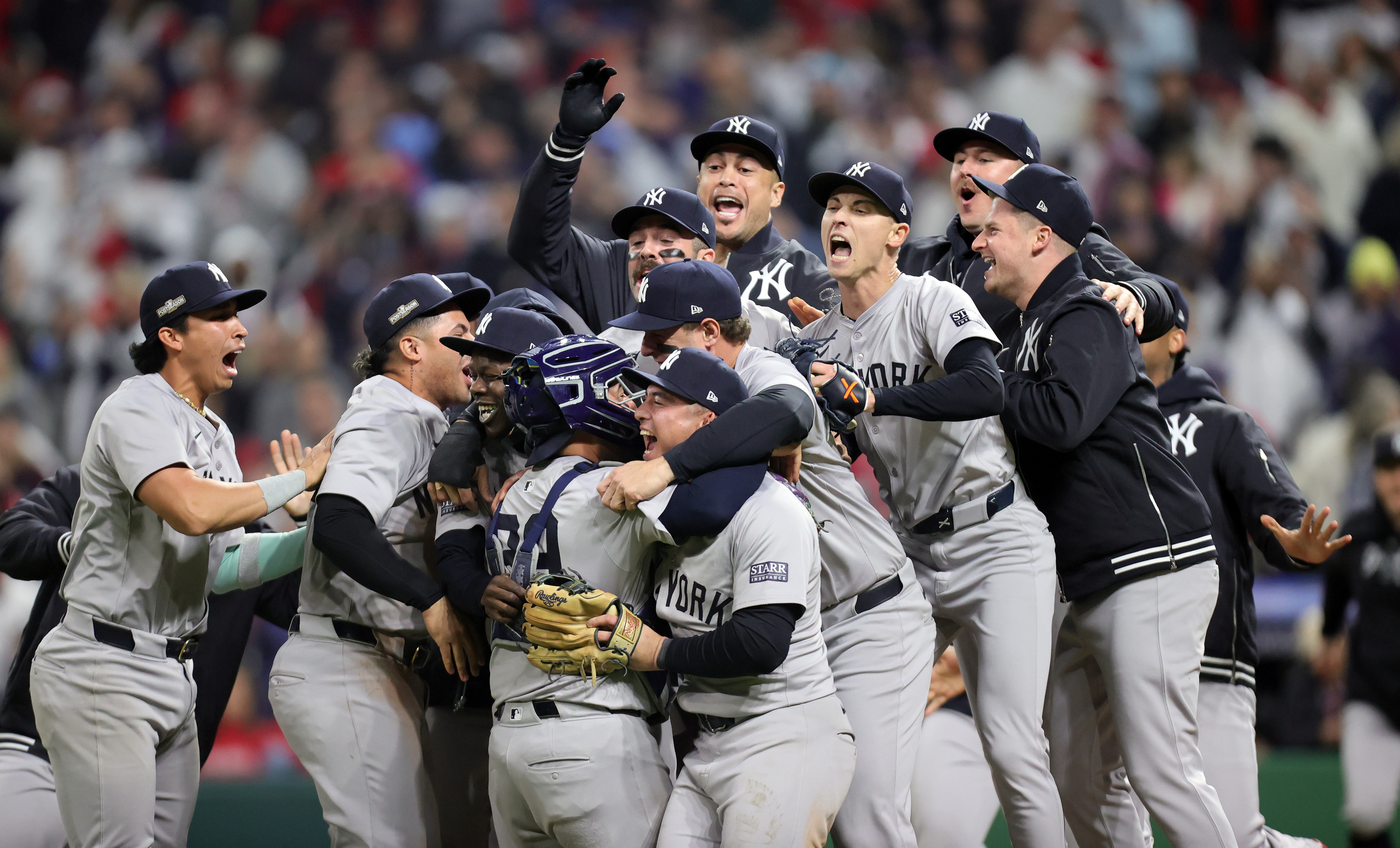 Cleveland Guardians vs. New York Yankees in game 5 of the ALCS, Ocotber ...