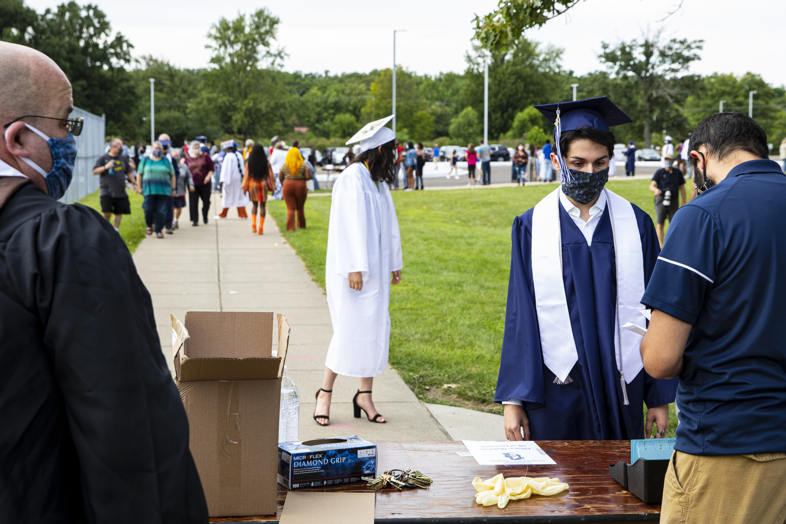 Loy Norrix class of 2020 social distance graduation - mlive.com